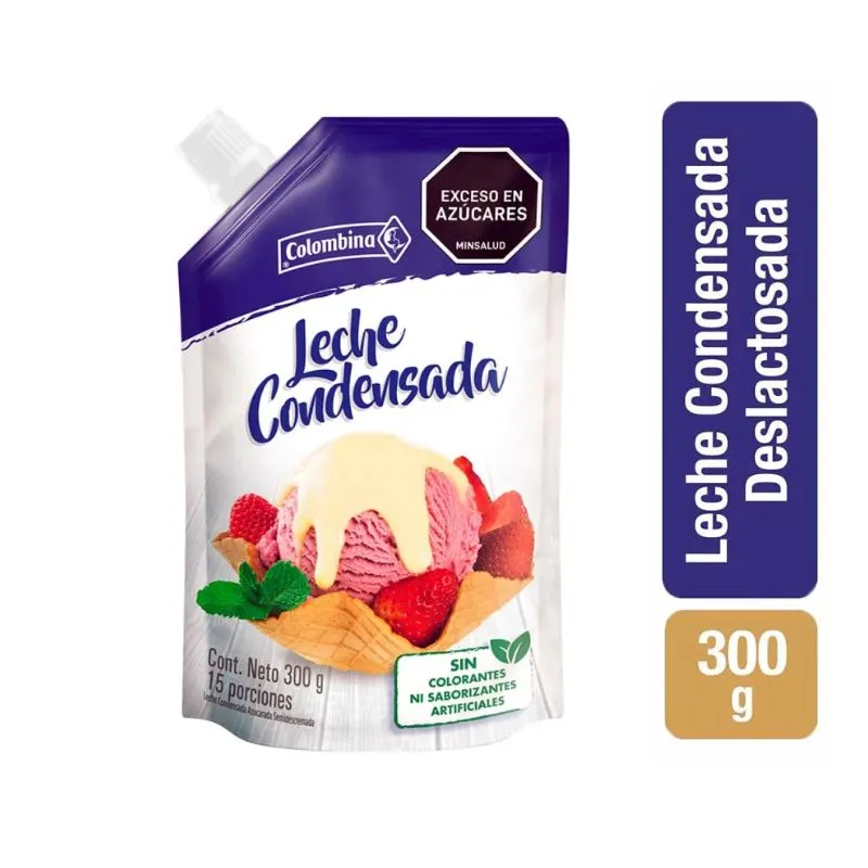 Leche condensada colombina x 300 grs doypack - Supermercados La 80 ...