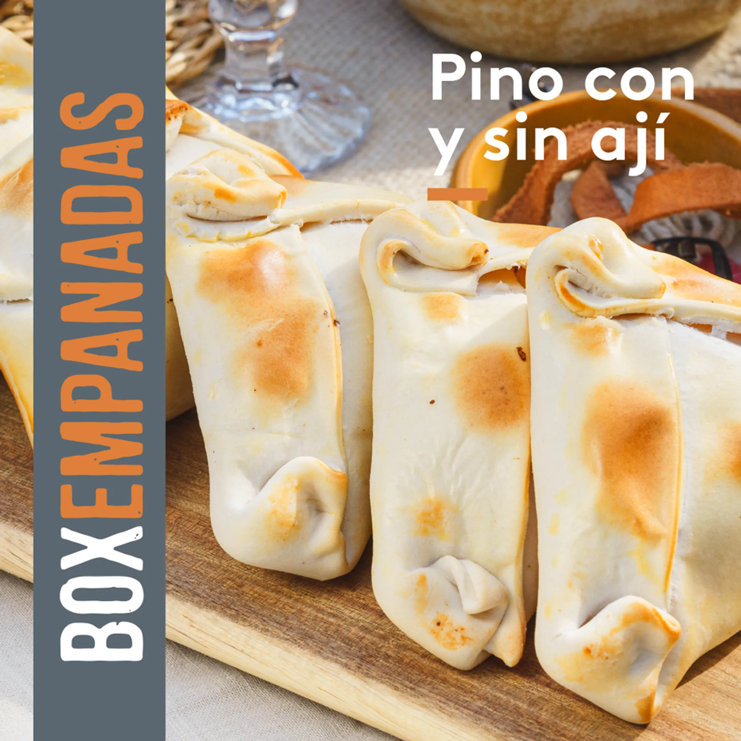 Box Empanadas Pino/Pino ají (6u) $16.190 - Lo Saldes | Panadería artesanal