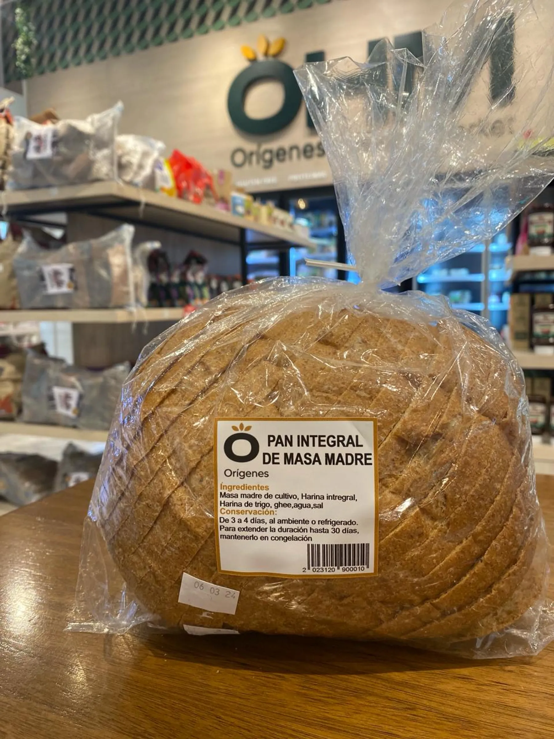 Pan Integral Masa Madre OHM - OHM Orígenes | Tienda Online