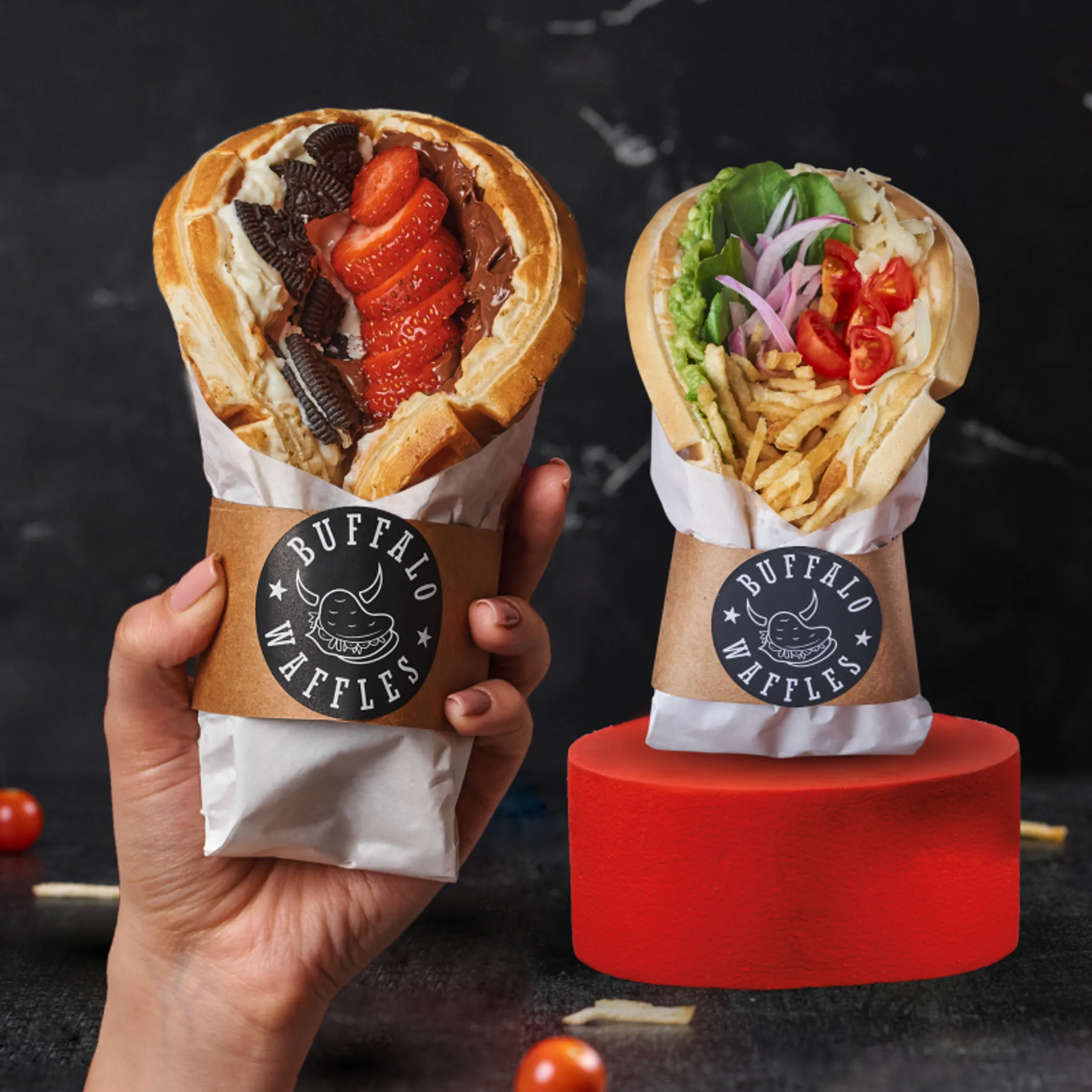 2 waffles a elección - Buffalo Waffles | Chile | Los mejores waffles
