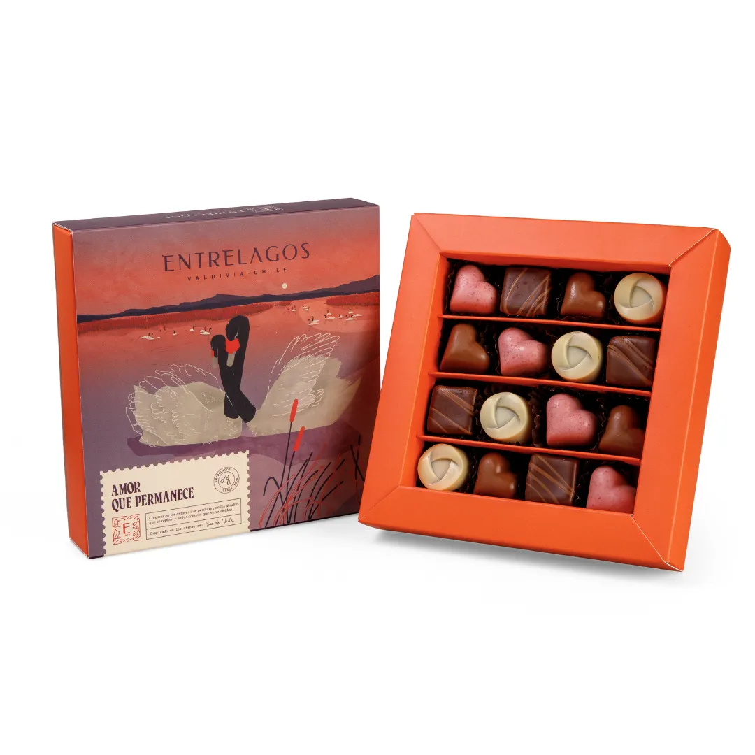 791 - Selección 16 Bombones San Valentin 160 gr. - Chocolatería ...