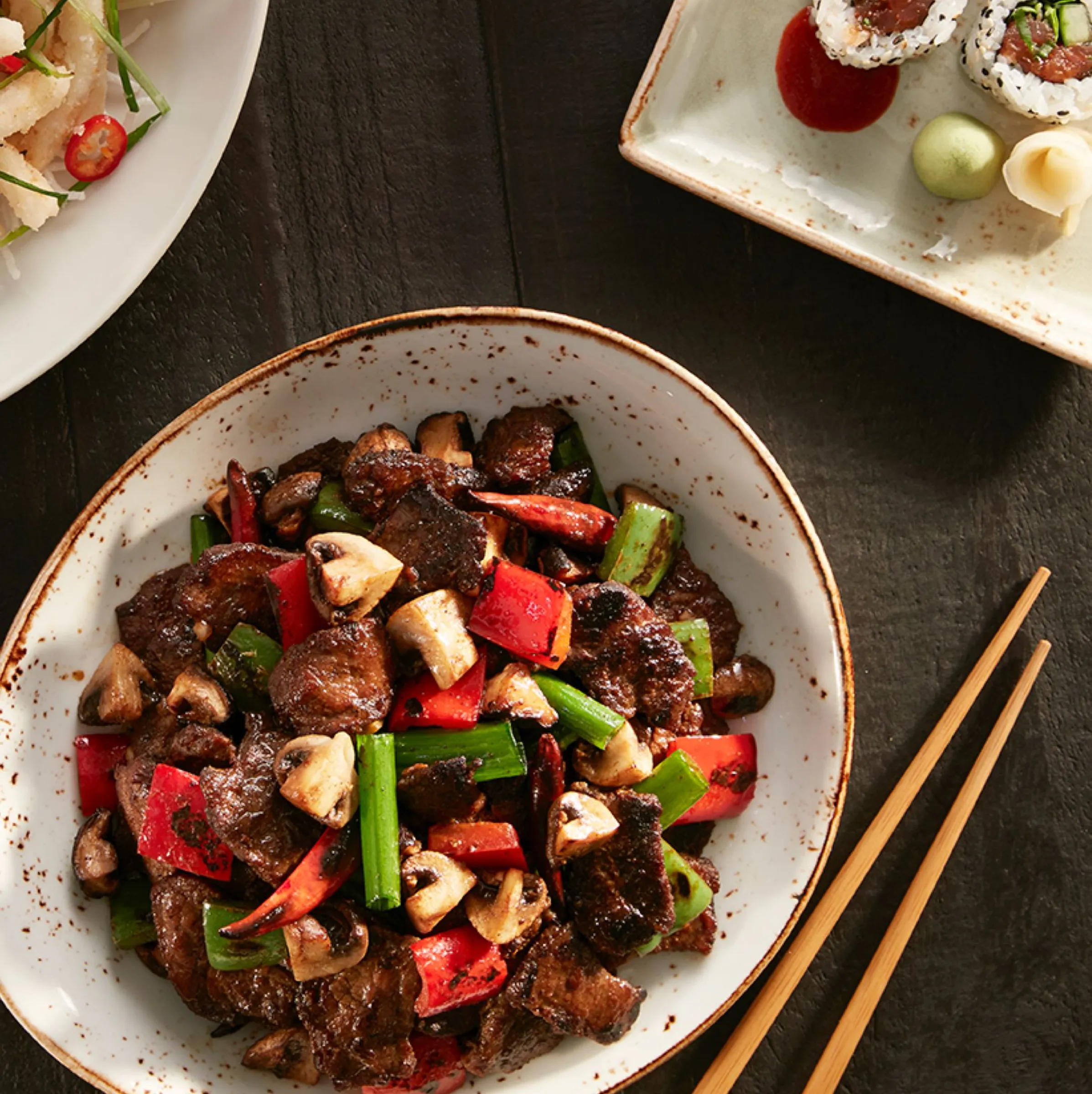 Wok charred beef - P.F. Chang's | Cocina asiática realmente extraordinaria