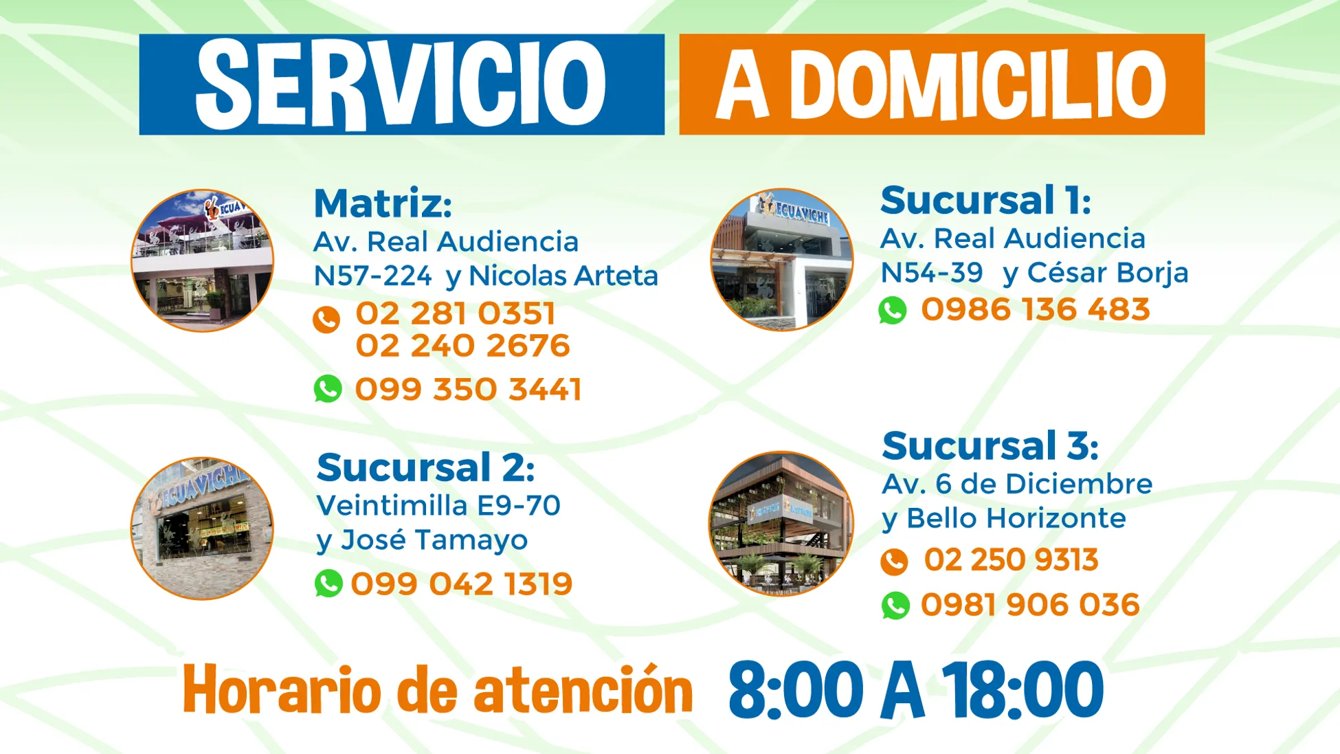 Ecuaviche | Ordena online