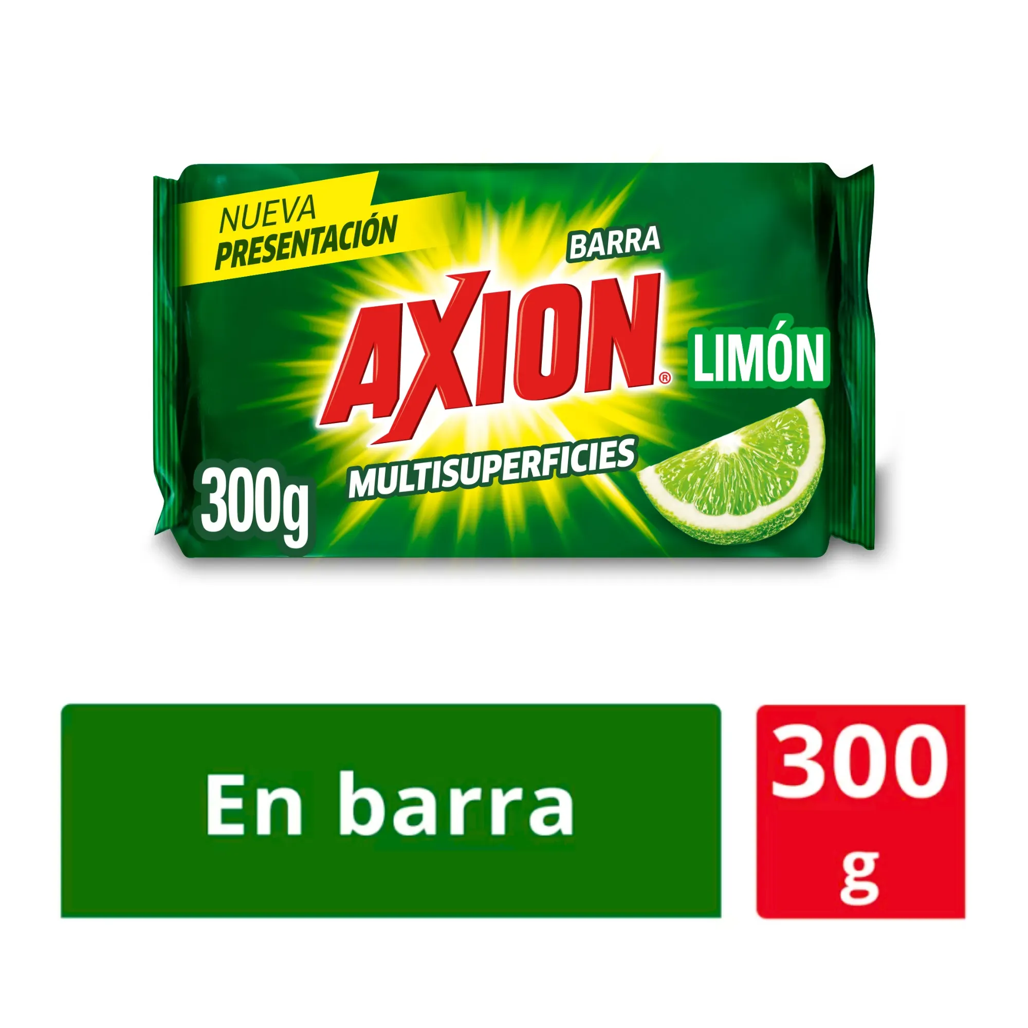 LAVAPLATOS BARRA AXION LIMON 300G MULTISUPERFICIES - Supermercados La ...