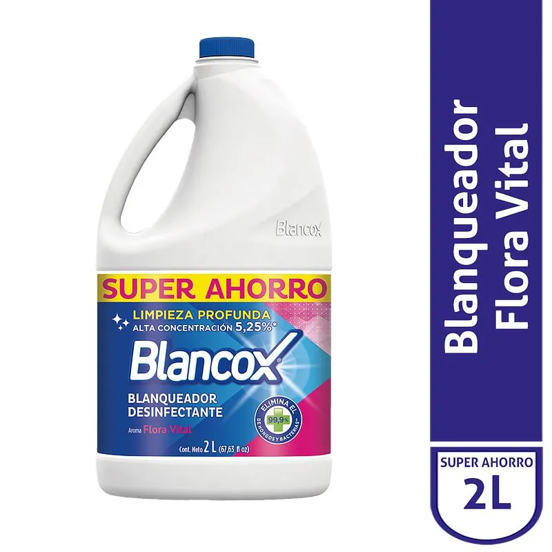 Blanqueador desinfectante blancox floral vital x 2 l - Supermercados La 80 | Compra online