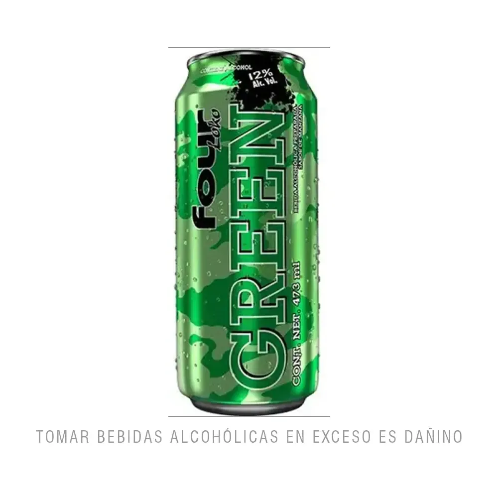 RTD Four Loko green 473 ml - Tambo | Cada vez más cerca