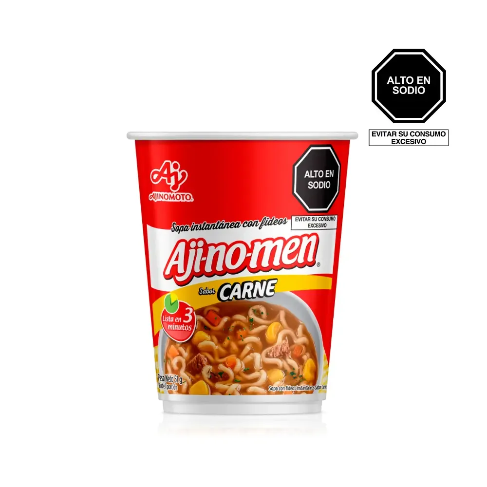 Sopa Ajinomen Sabor Carne con fideos 51 g - Tambo | Cada vez más cerca
