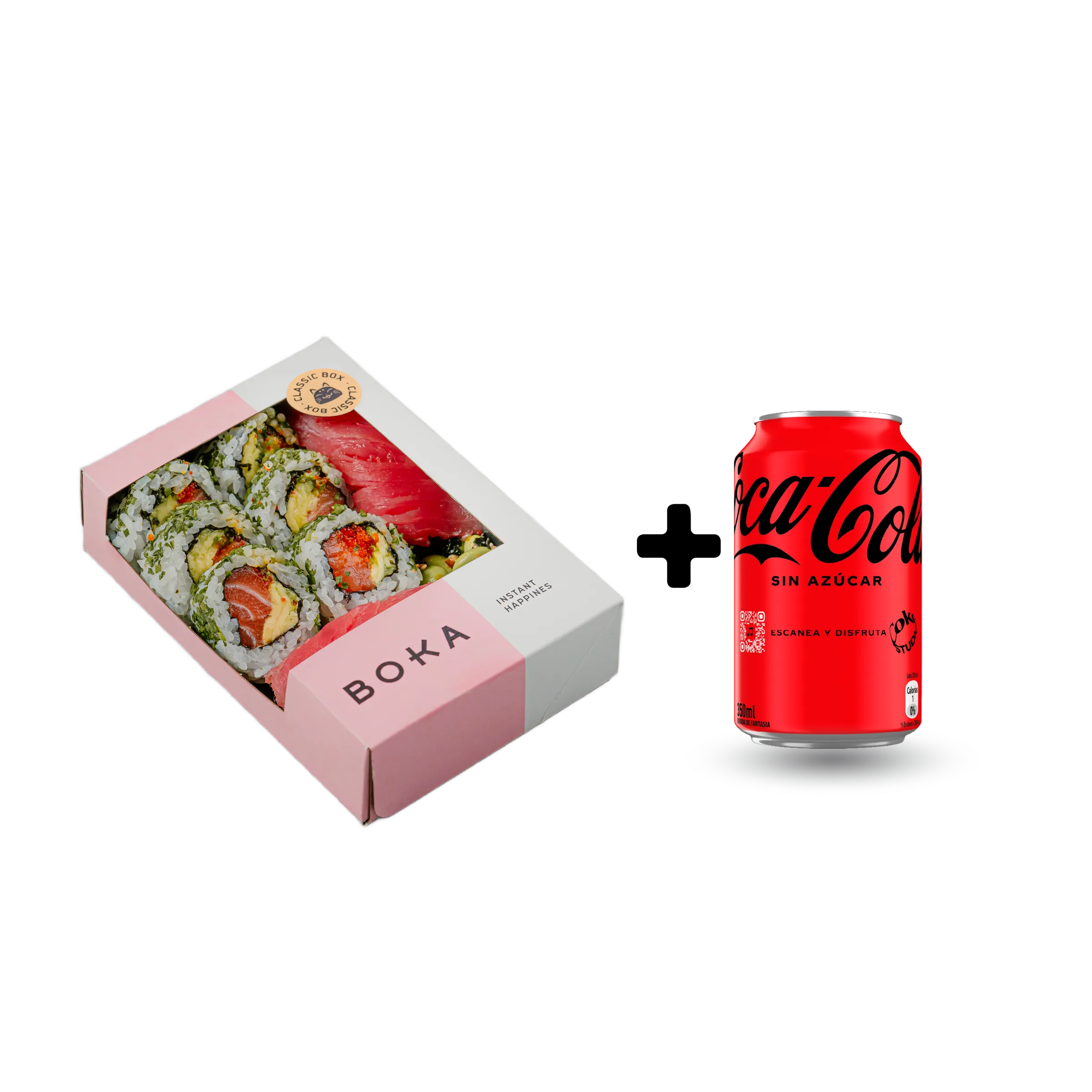 Classic Box Pequeña + Bebida - Boka | Pide tu box online