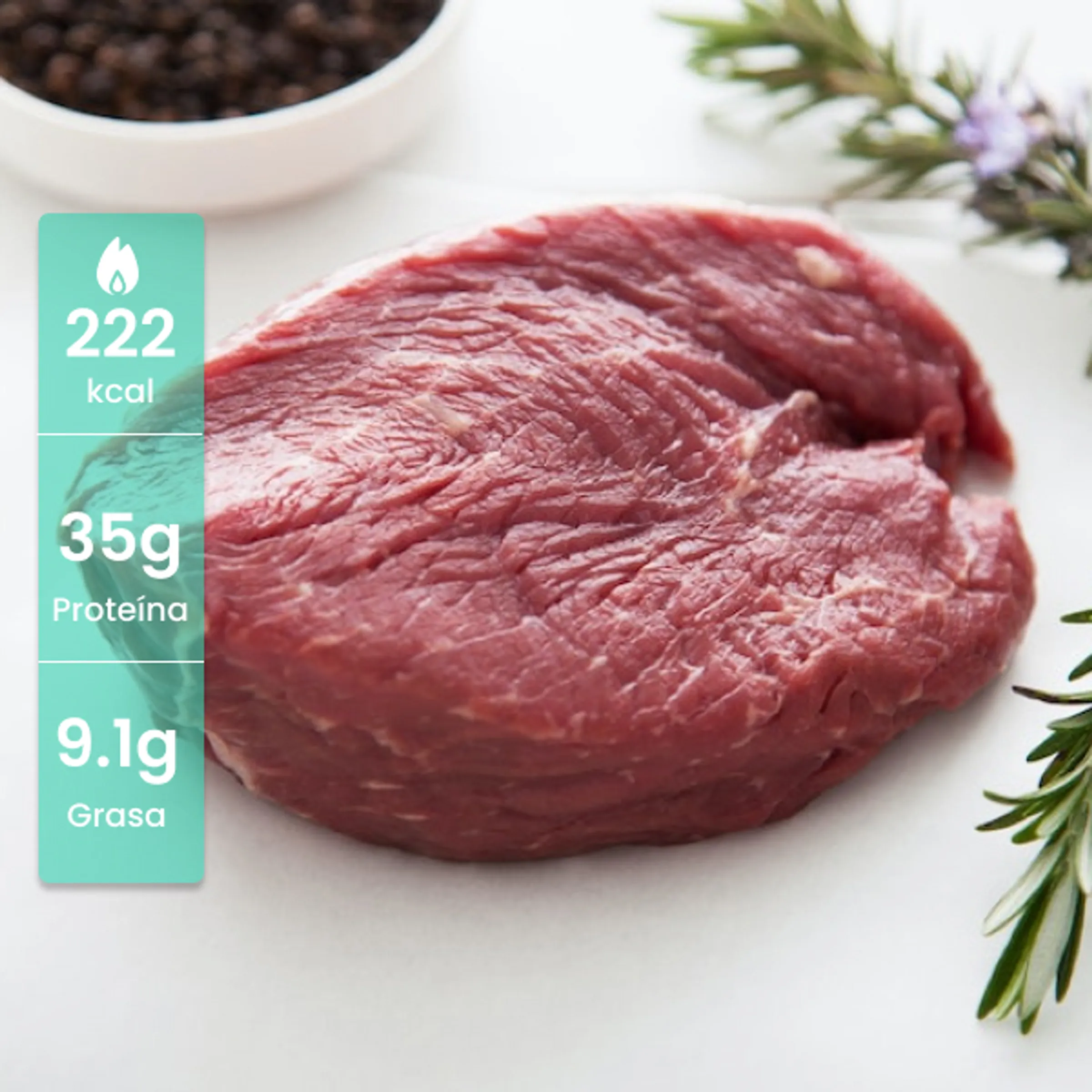 Bife de cadera de res madurada al vacío-301 - PractiBOX | Kits para cocinar