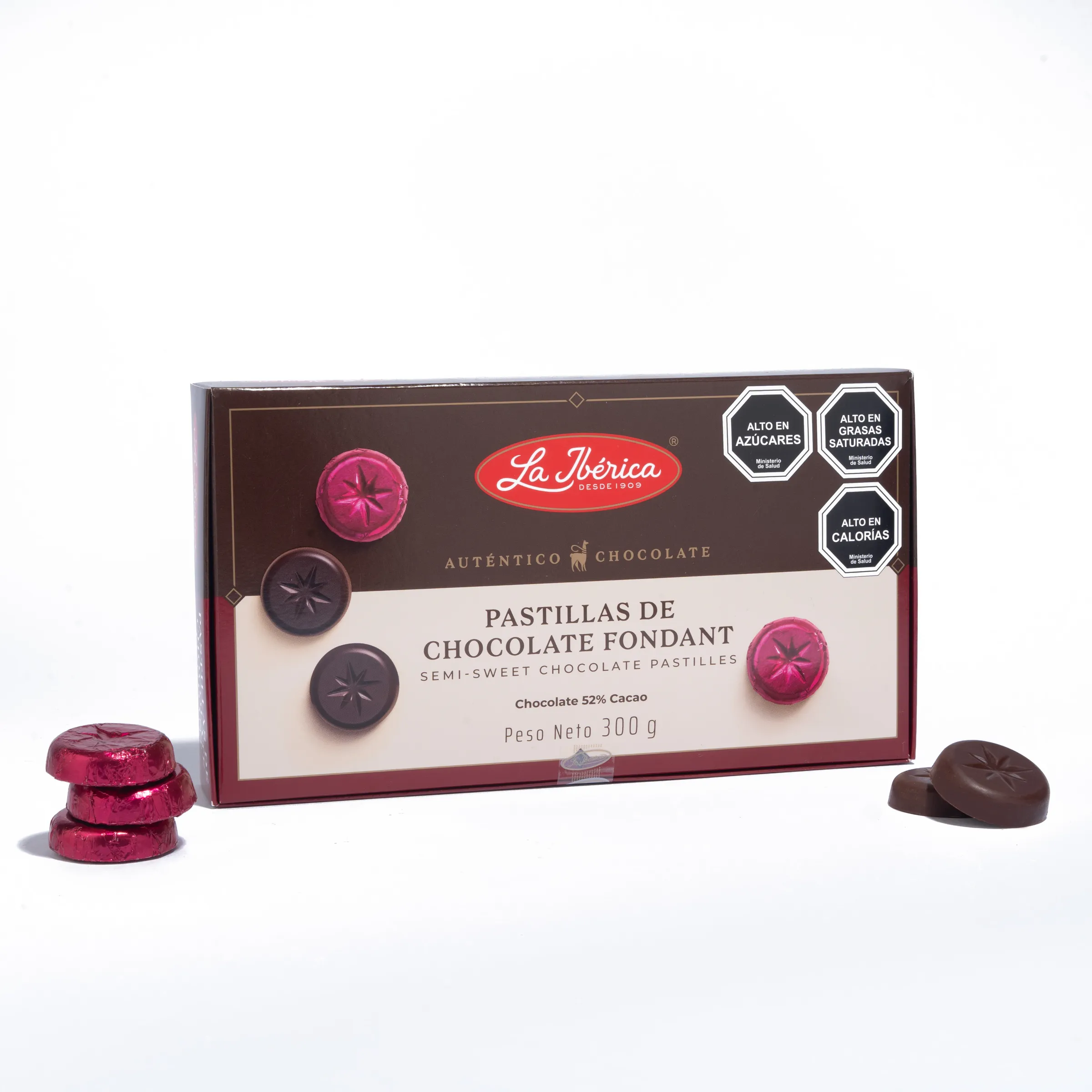 Pastillas de Chocolate Bitter x 300g - La Ibérica - Tienda Online