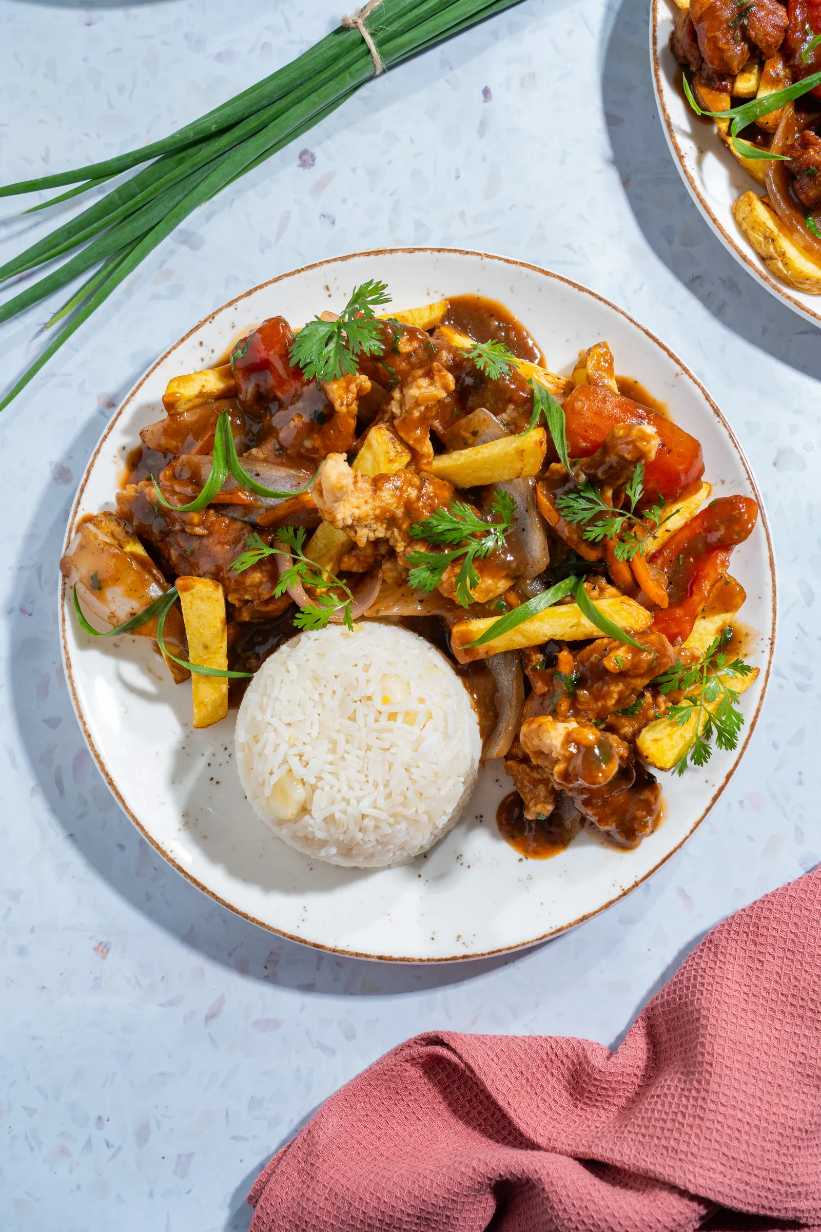 Saltado de pescado - TANTA - Restaurante peruano