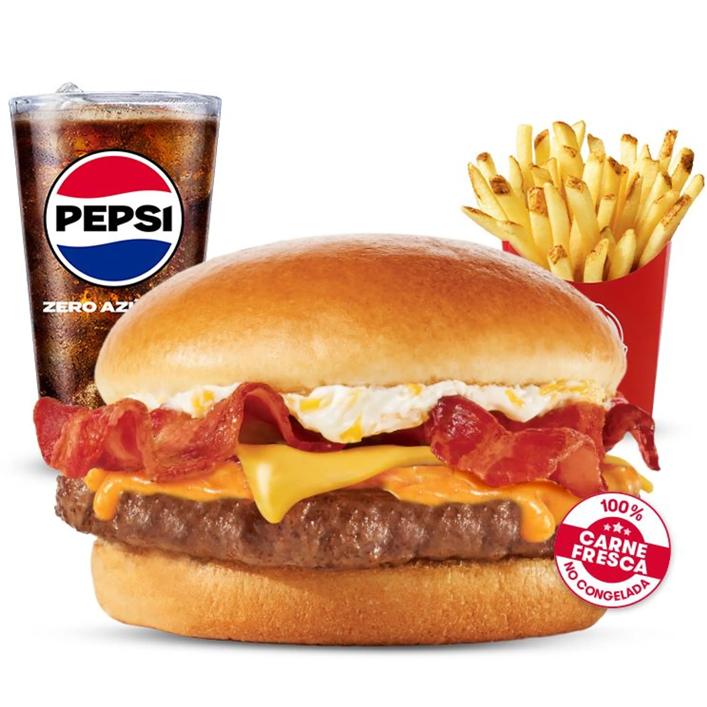 COMBO EXTREME CHEESE BACONATOR SIMPLE - Wendy's Chile - Calidad es ...