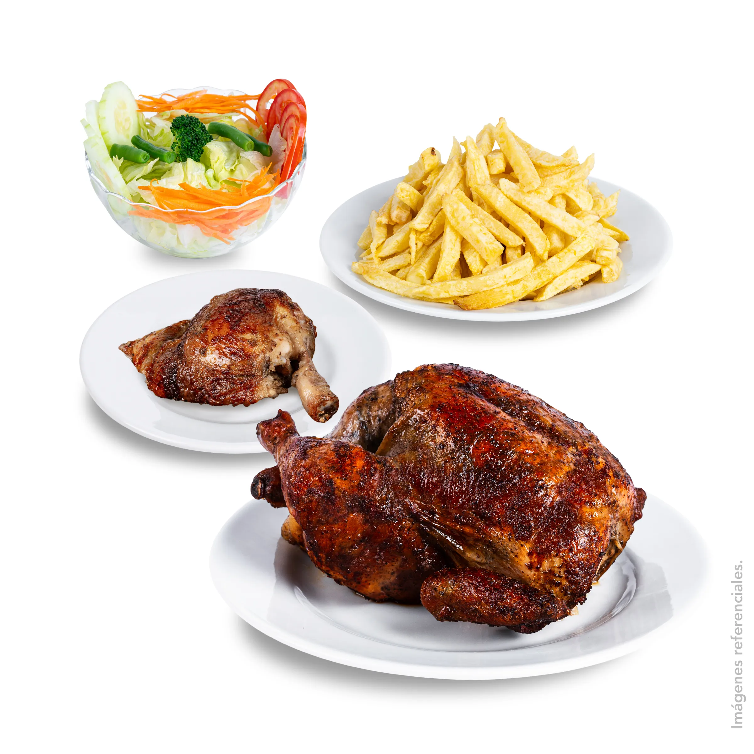 Pollo + 1/4 Pollo (solo parte pierna) - Leña & Carbón | Pasión por el Sabor