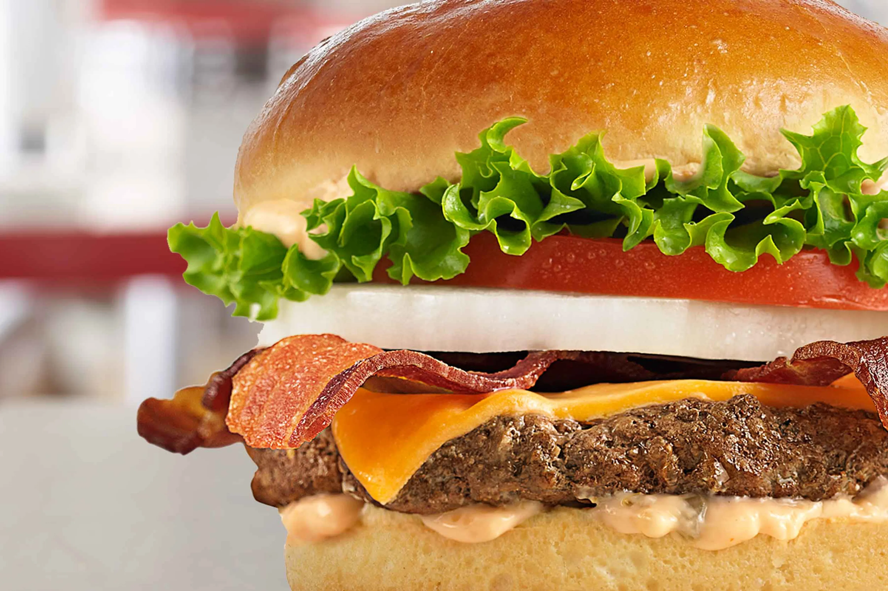 Bacon Cheddar Single + Fries - Johnny Rockets | Burgers, shakes, fries ...