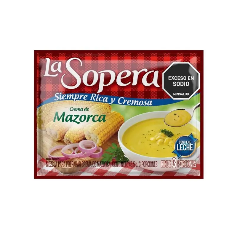 Crema la sopera mazorca x 43.5 grs - Supermercados La 80 | Compra online