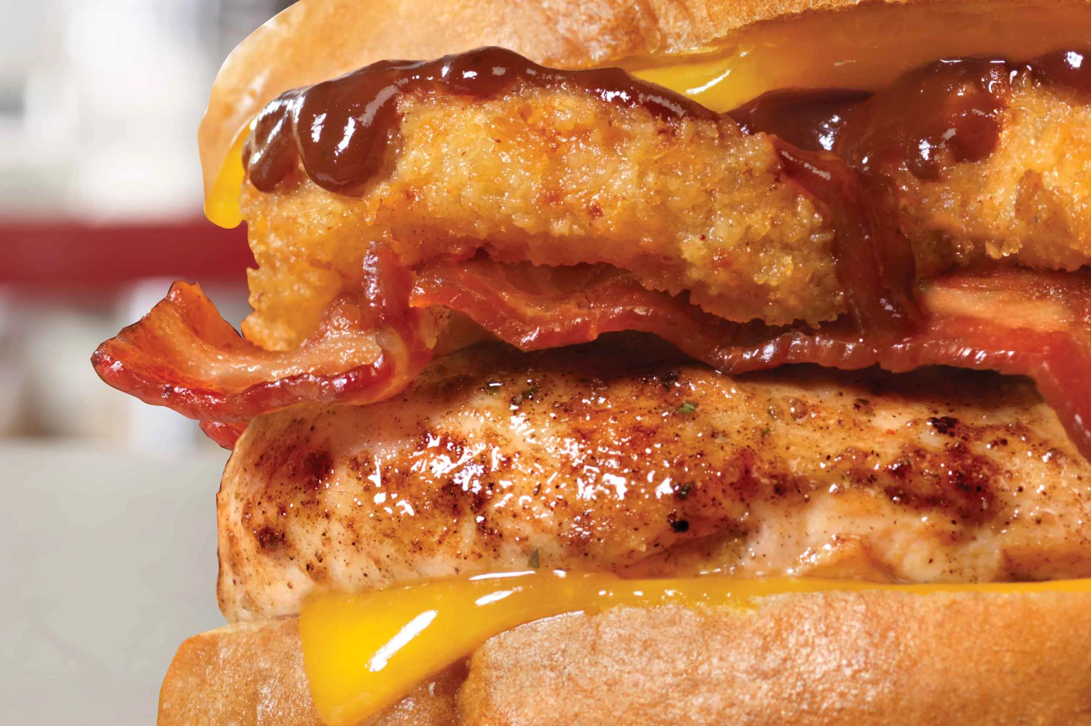 BBQ Chicken Bacon Melt + Fries - Johnny Rockets | Burgers, shakes ...