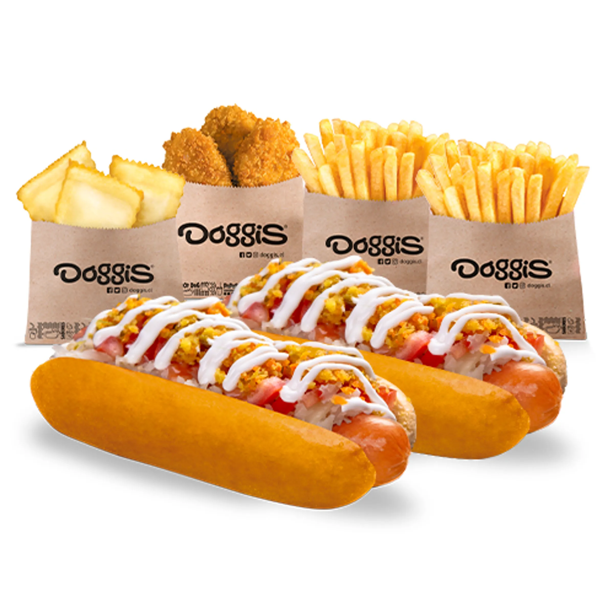Box Hot Dog Completo - En Doggis siempre te apañamos con el mejor Hot Dog
