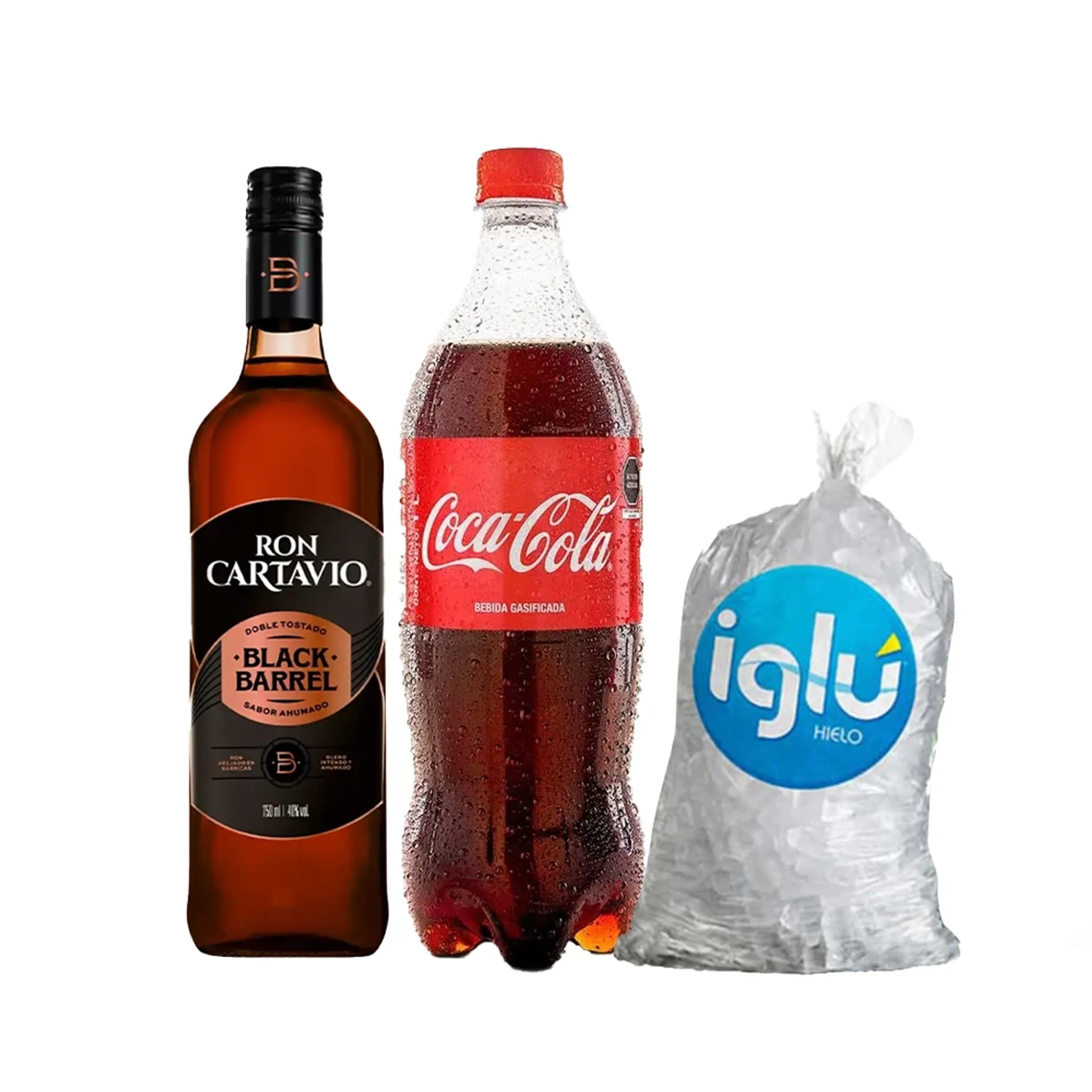 Pack (1 Ron Cartavio Black Barrel 750Ml + 1 CC 1Lt + 1 Hielo) - Tambo ...