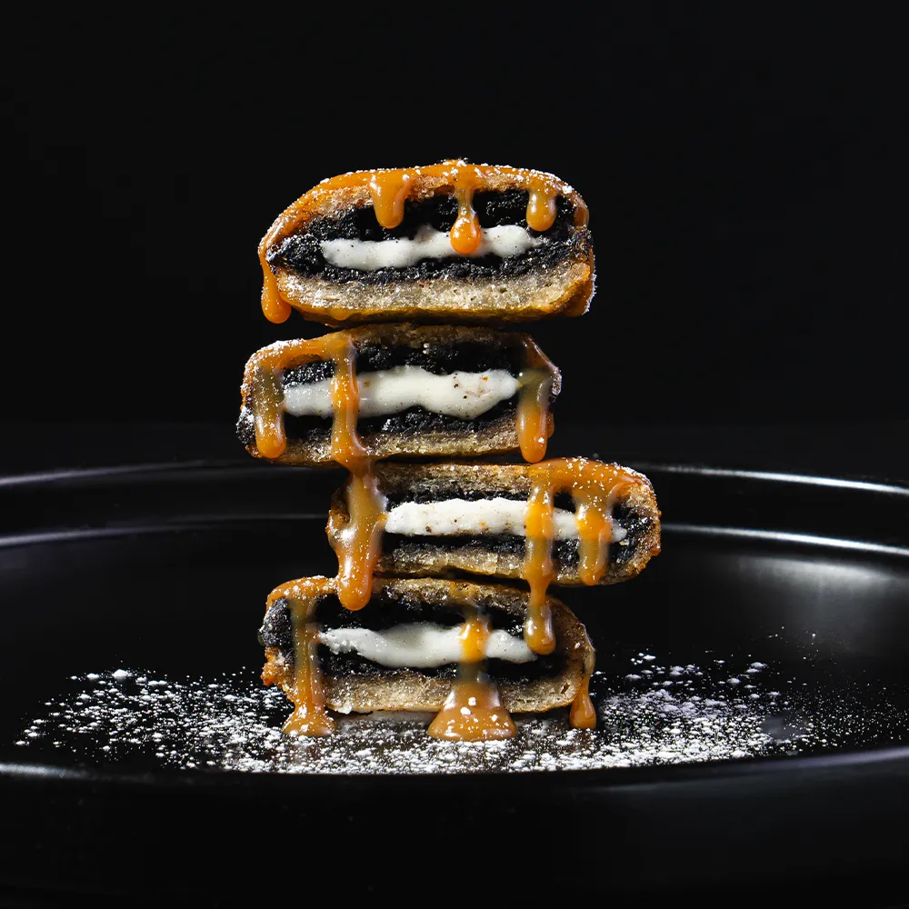 Fried Oreos - Gratin Burger | Son of a Cheese