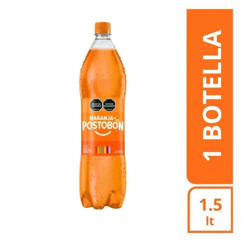GASEOSA NARANJA POSTOBON 1500ML - Supermercados La 80 | Compra online