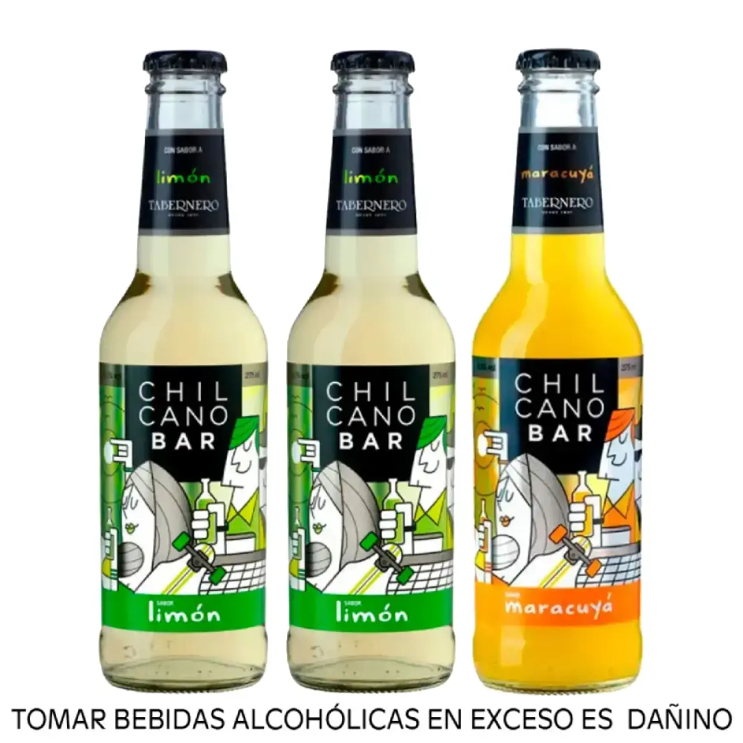 Pack (2 Rtd Chilcano Tabernero Limon x 275 Ml + 1 Rtd Chilcano ...