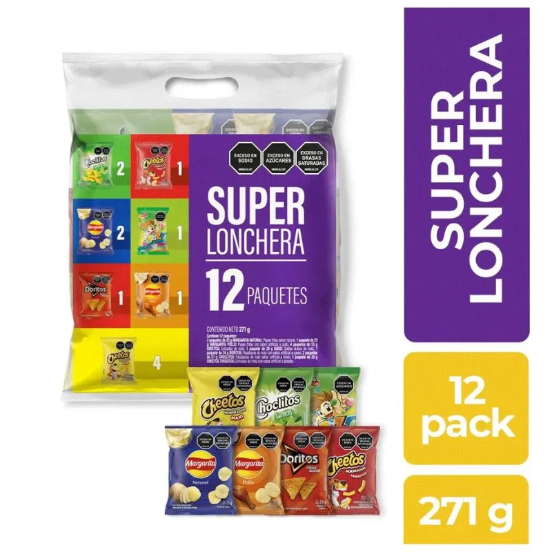 Super lonchera frito lay x 271 grs 12 unds - Supermercados La 80 ...