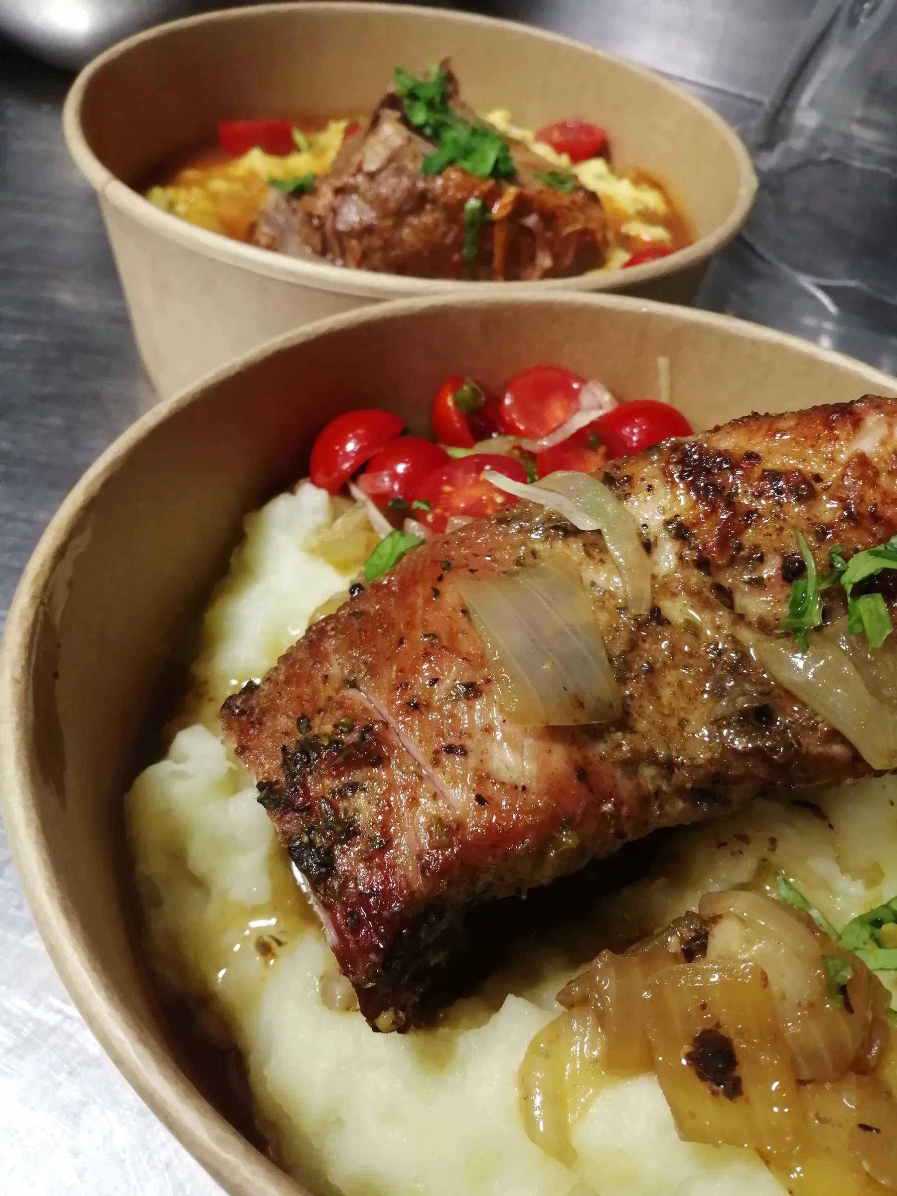 El costillar es mío con pure - Na Que Ver | Cocinería Chilena