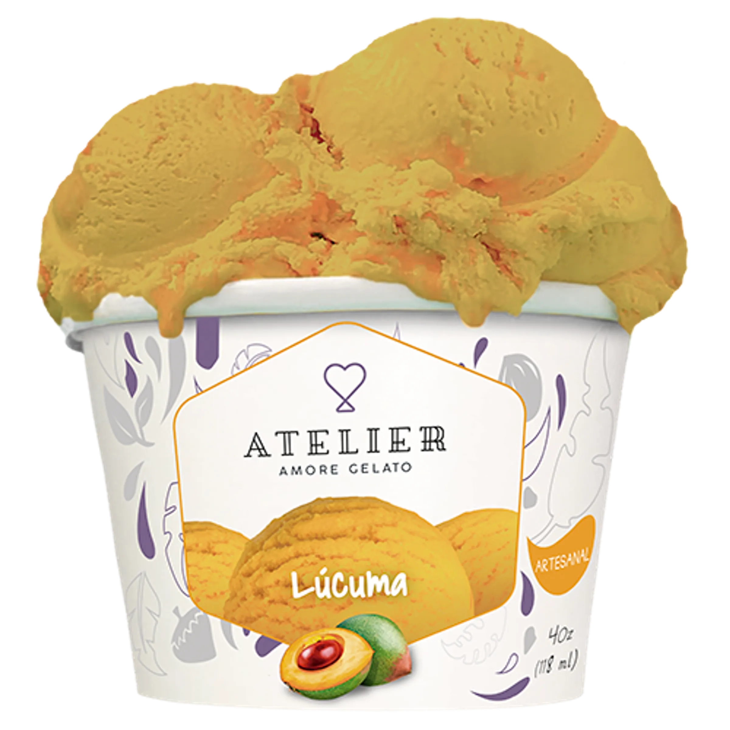 Helado Lúcuma 118ml - La Casa del Alfajor | El que viene una vez ...