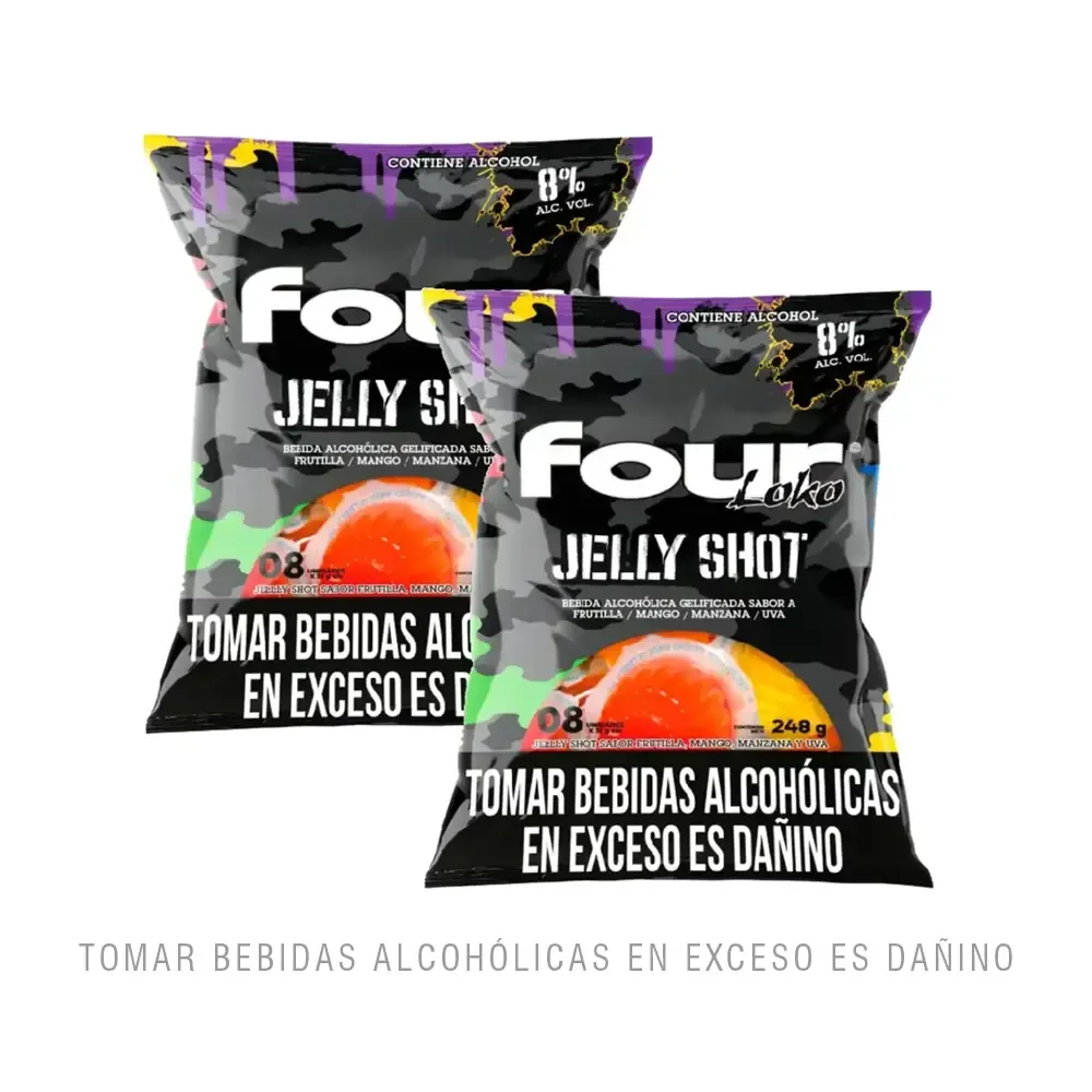 Pack (2 Jelly Shots Four Loko Surtido x 8 Und) - Tambo | Cada vez más cerca