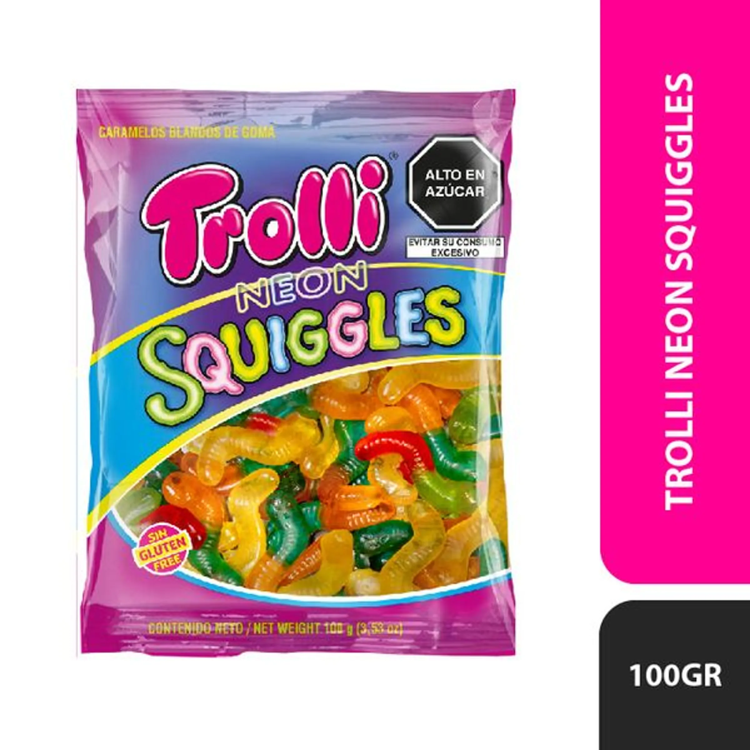 Gomitas Trolli Neon Squiggles 100 gr - Tambo | Cada vez más cerca