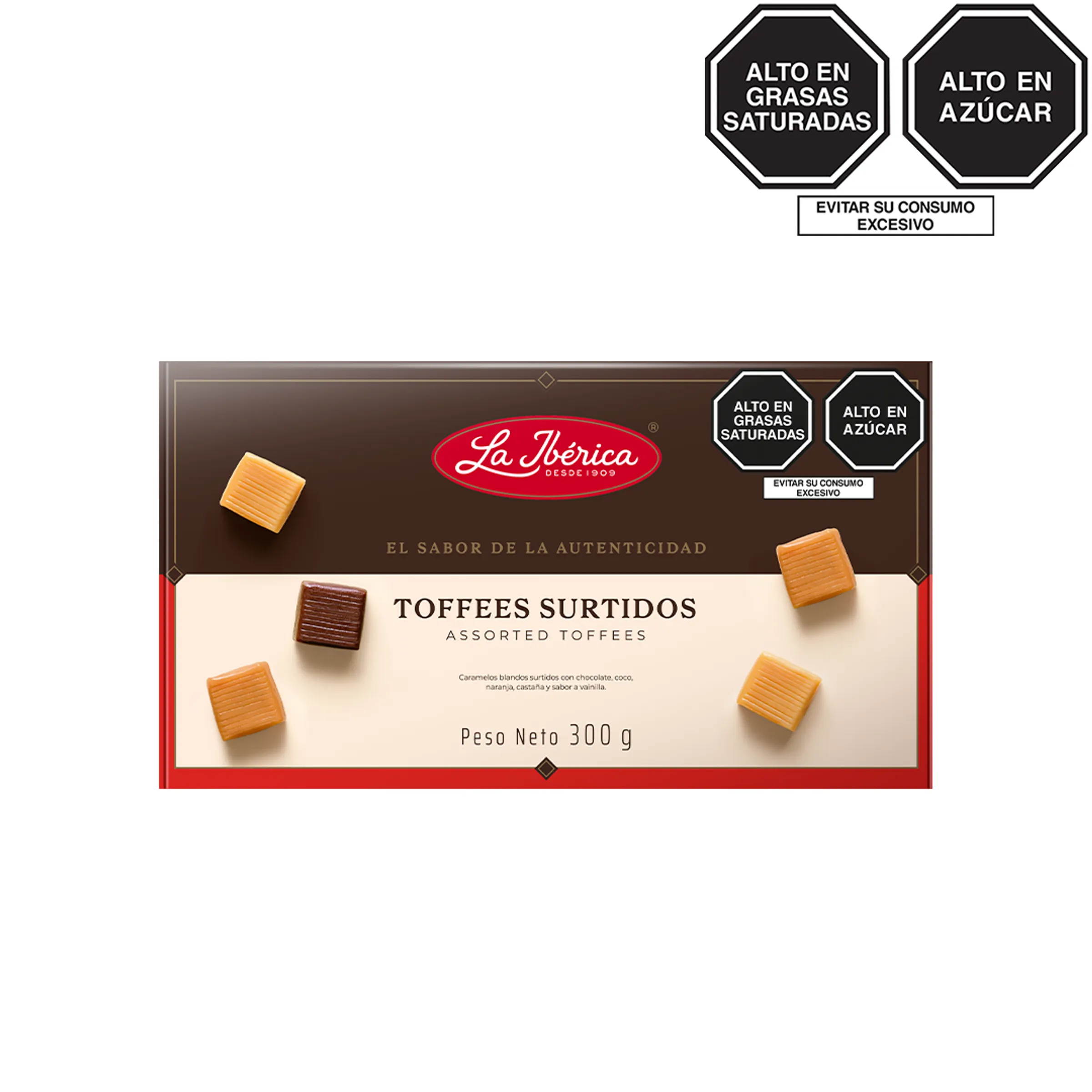 Toffees surtidos x 300 g - La Ibérica - Tienda Online
