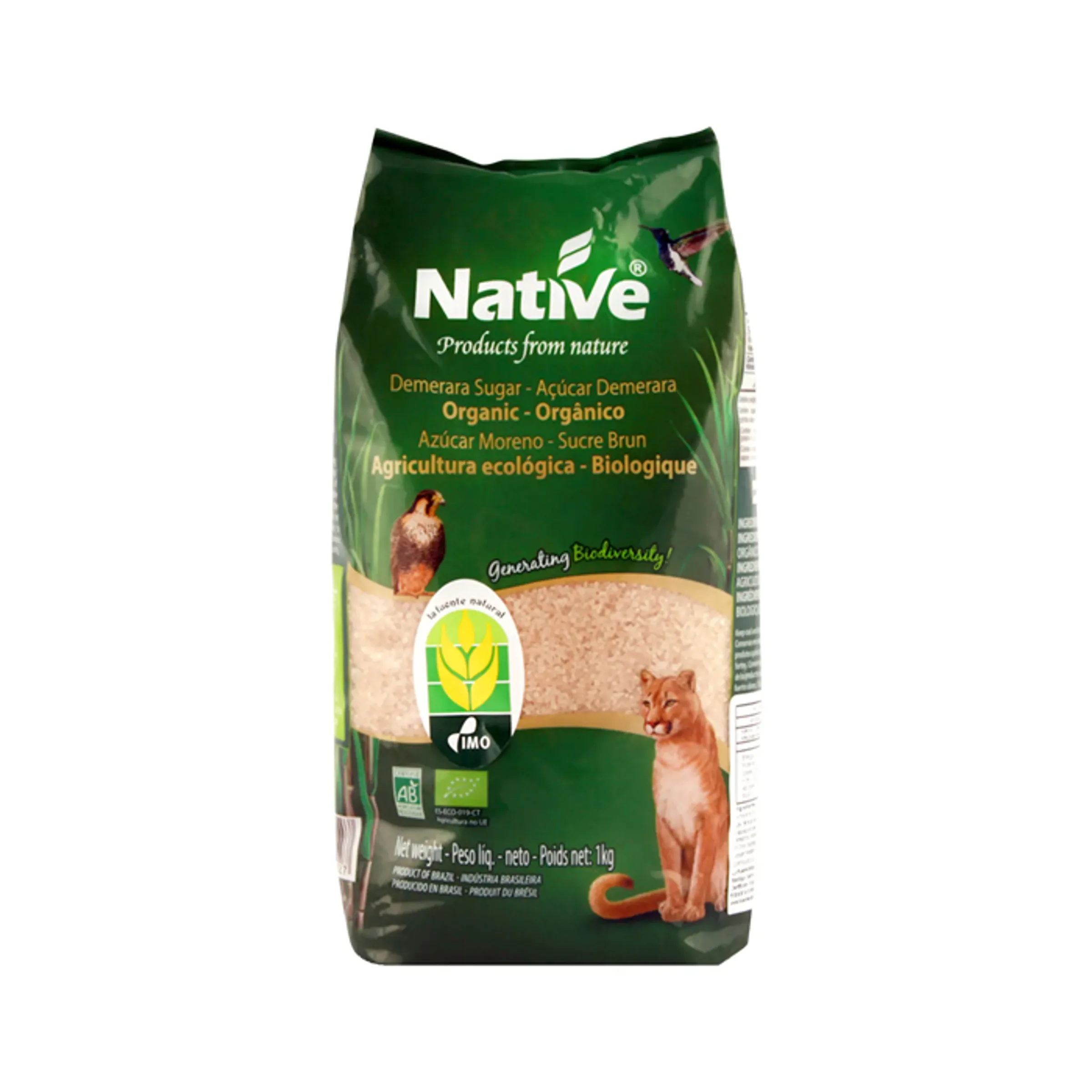 Azúcar rubia orgánica native 1 kilo - Arte Vegetal | Almacén de ...