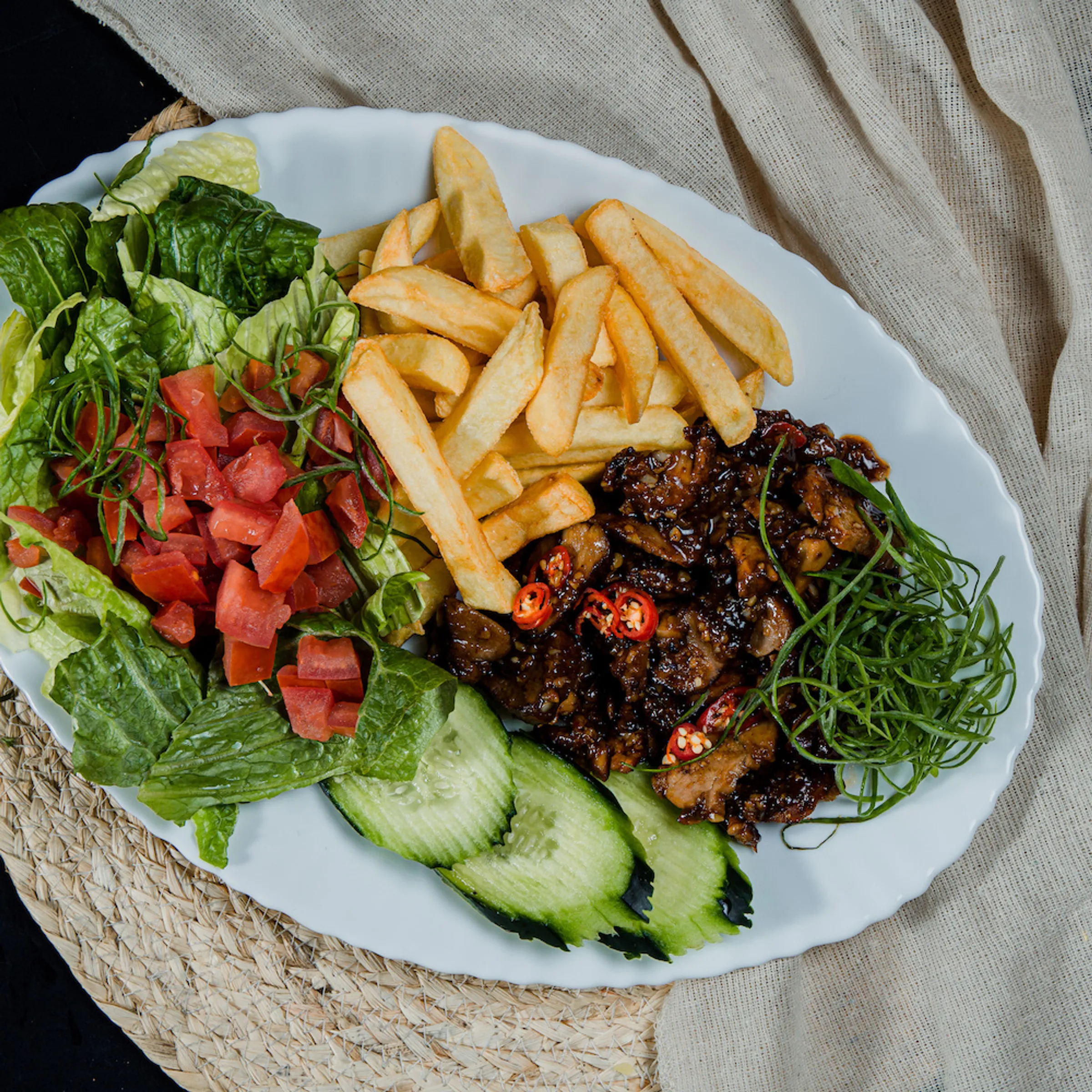 Cerdo frito picante garlic & pepper - THAI EXPRESS, Autentica Thai ...