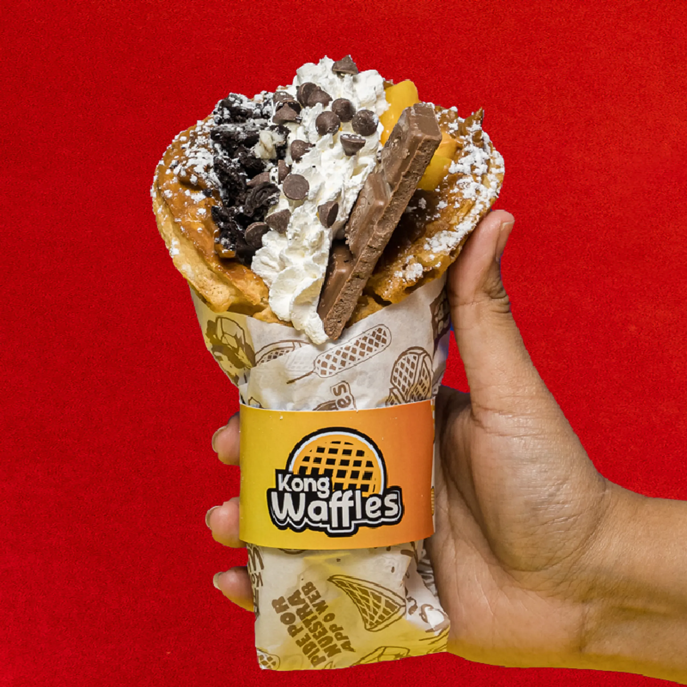 Clásico Durazno Crocante - KongWaffles | Chile | Los waffles mas ...