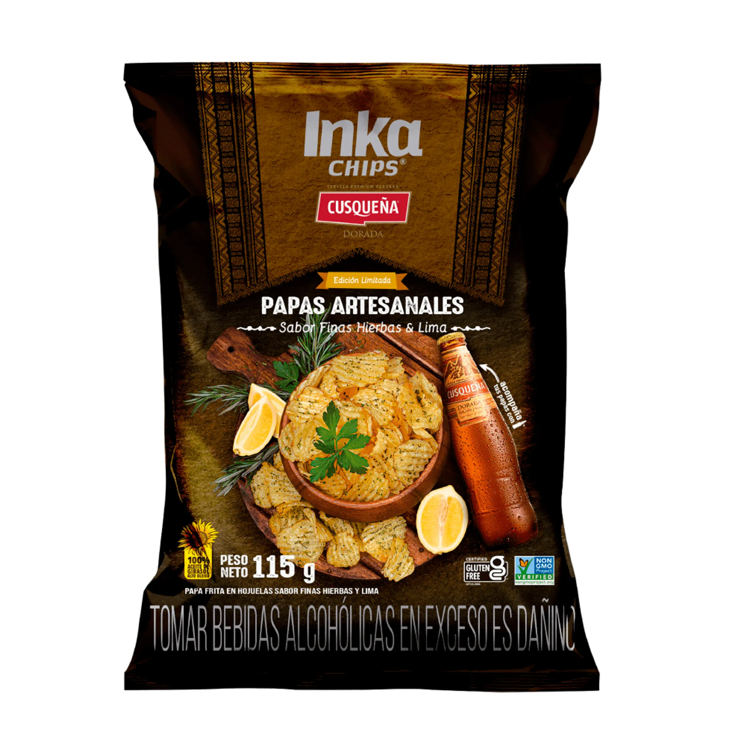 Papas Inka Chips Cusqueña Finas Hierbas y Lima 115 gr - Tambo | Cada vez más cerca