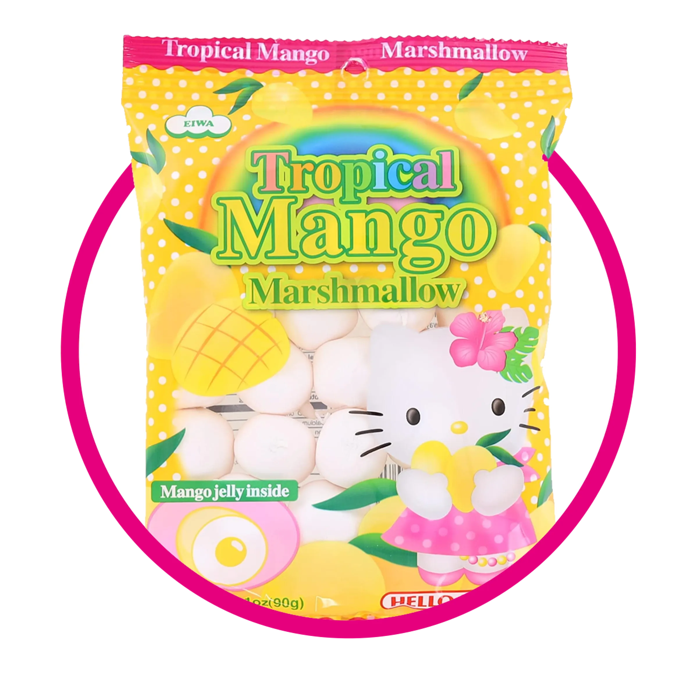 HELLO KITTY MARSHMALLOWS MANGO BOLSA 90G - KOKOROCAO | Dulces ...