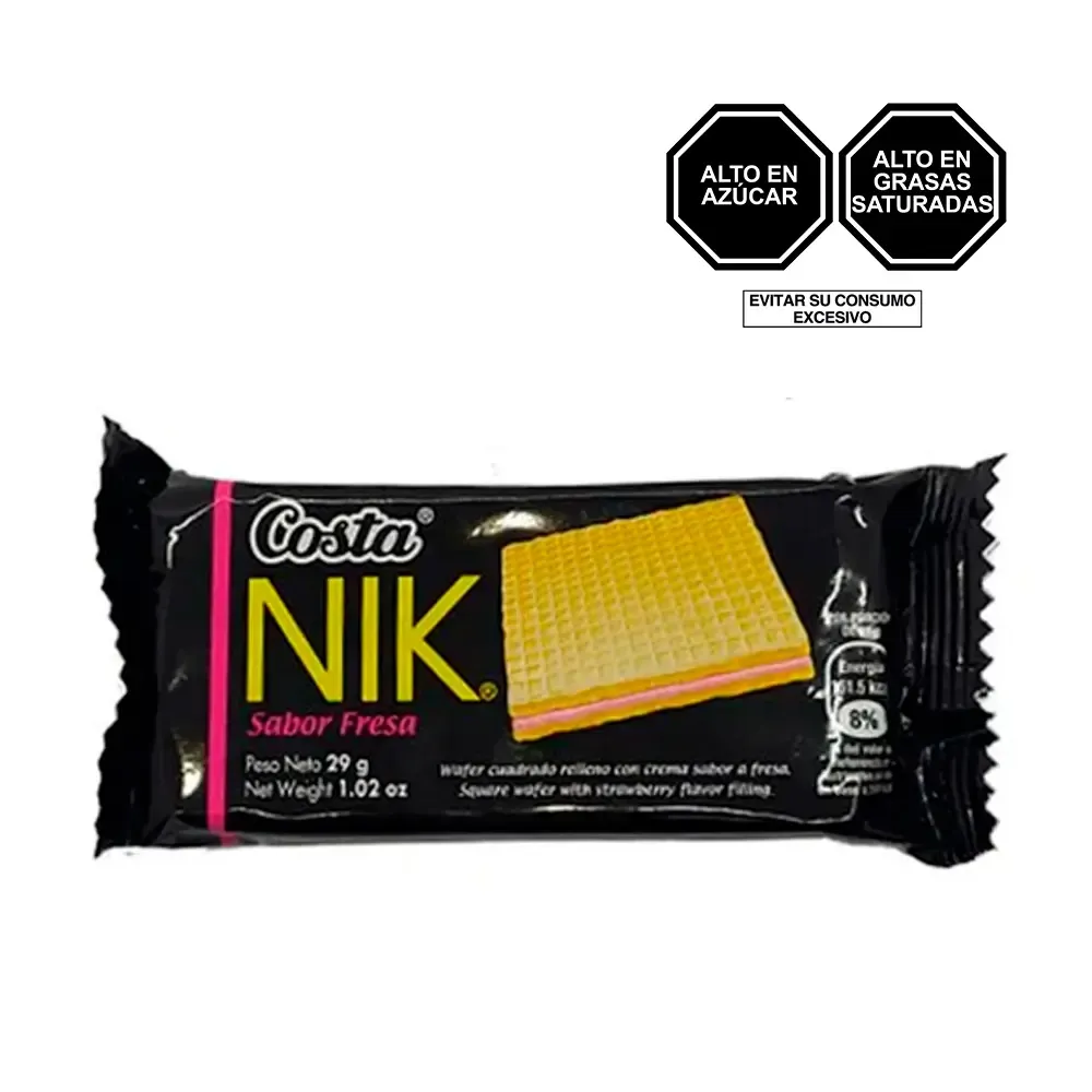 Wafer Nik Fresa 29 g - Tambo | Cada vez más cerca