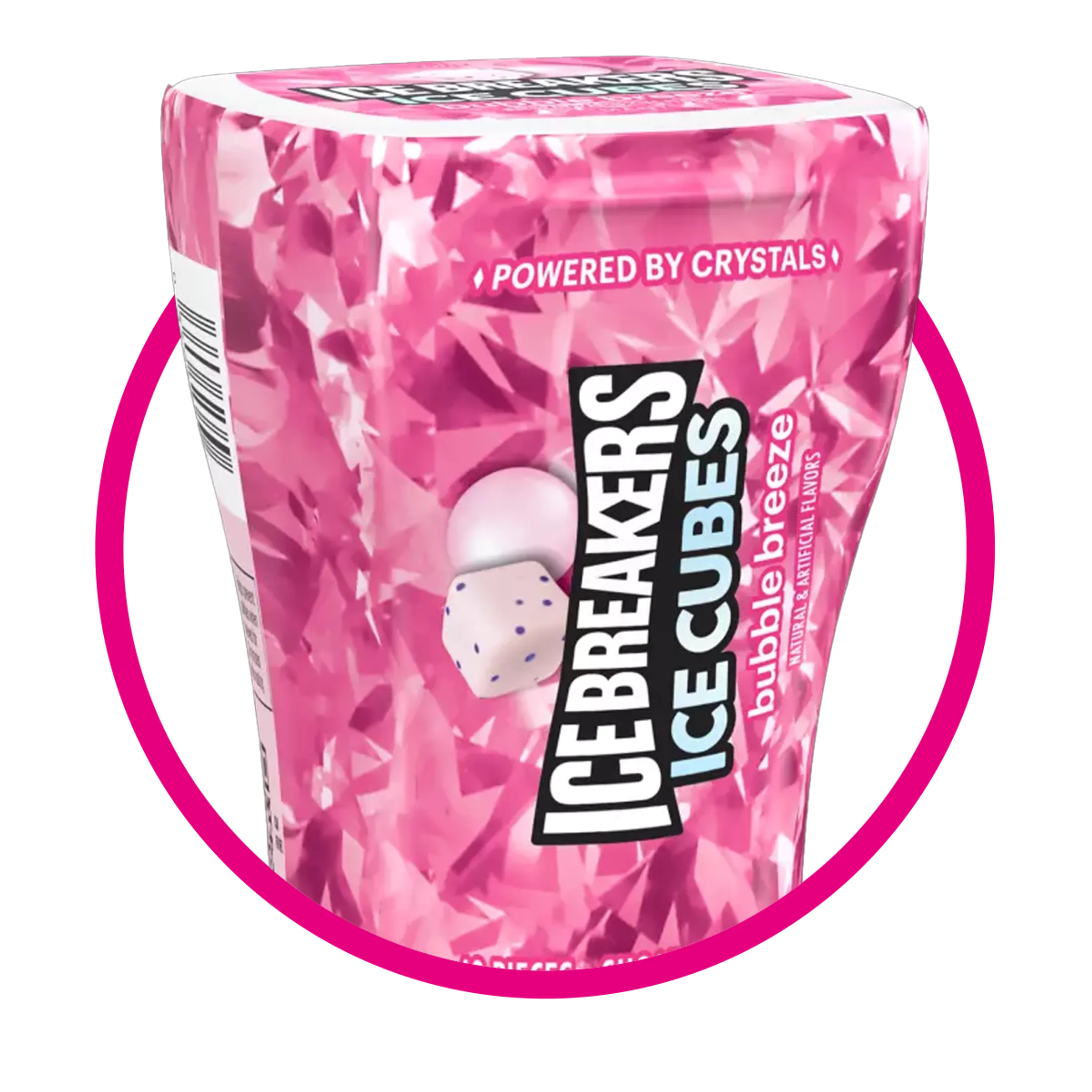 ICE BREAKERS BUBBLE BREEZE CONT 40 PZ - KOKOROCAO | Dulces Internacionales