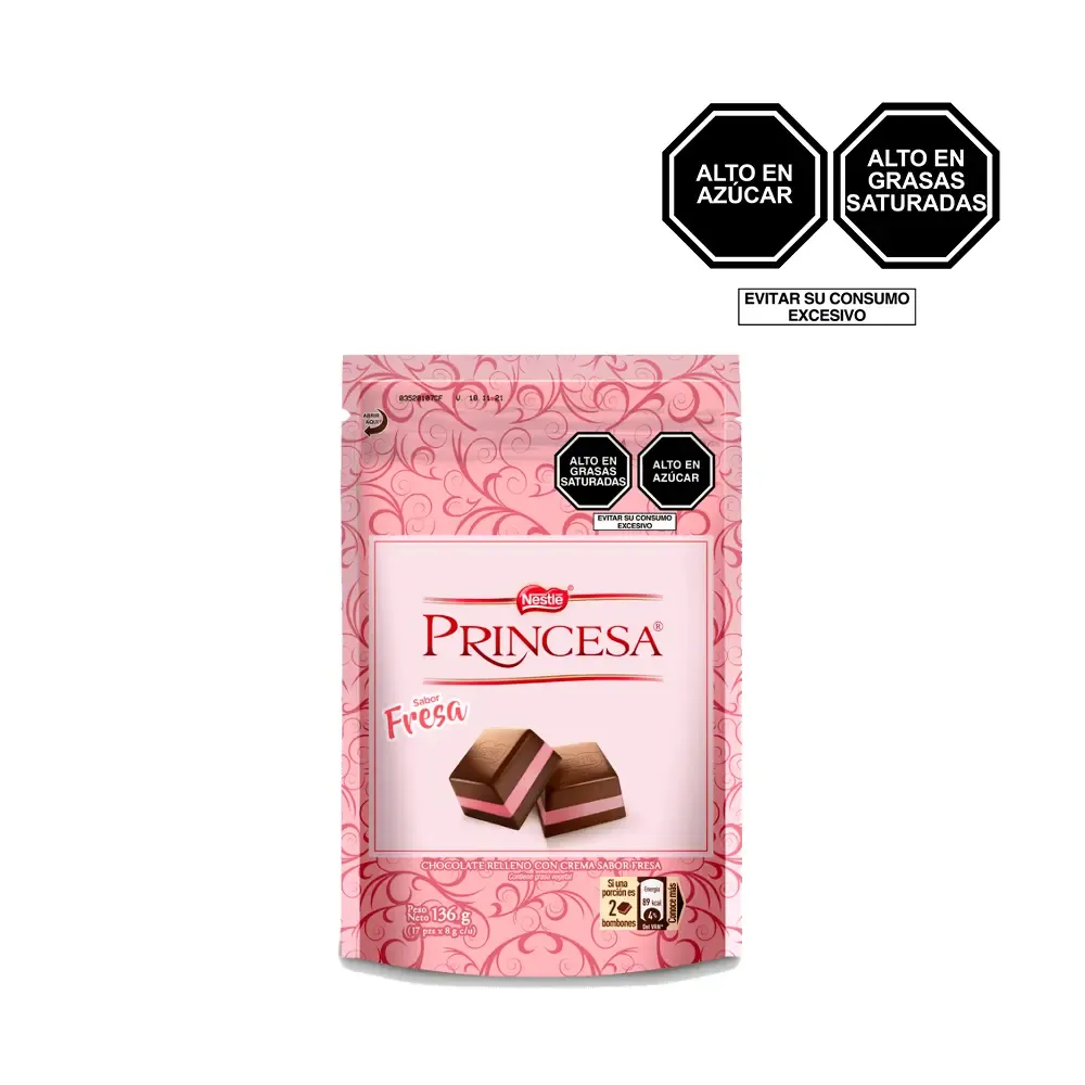 Chocolate Princesa Fresa Doypack 136 gr - Tambo | Cada vez más cerca