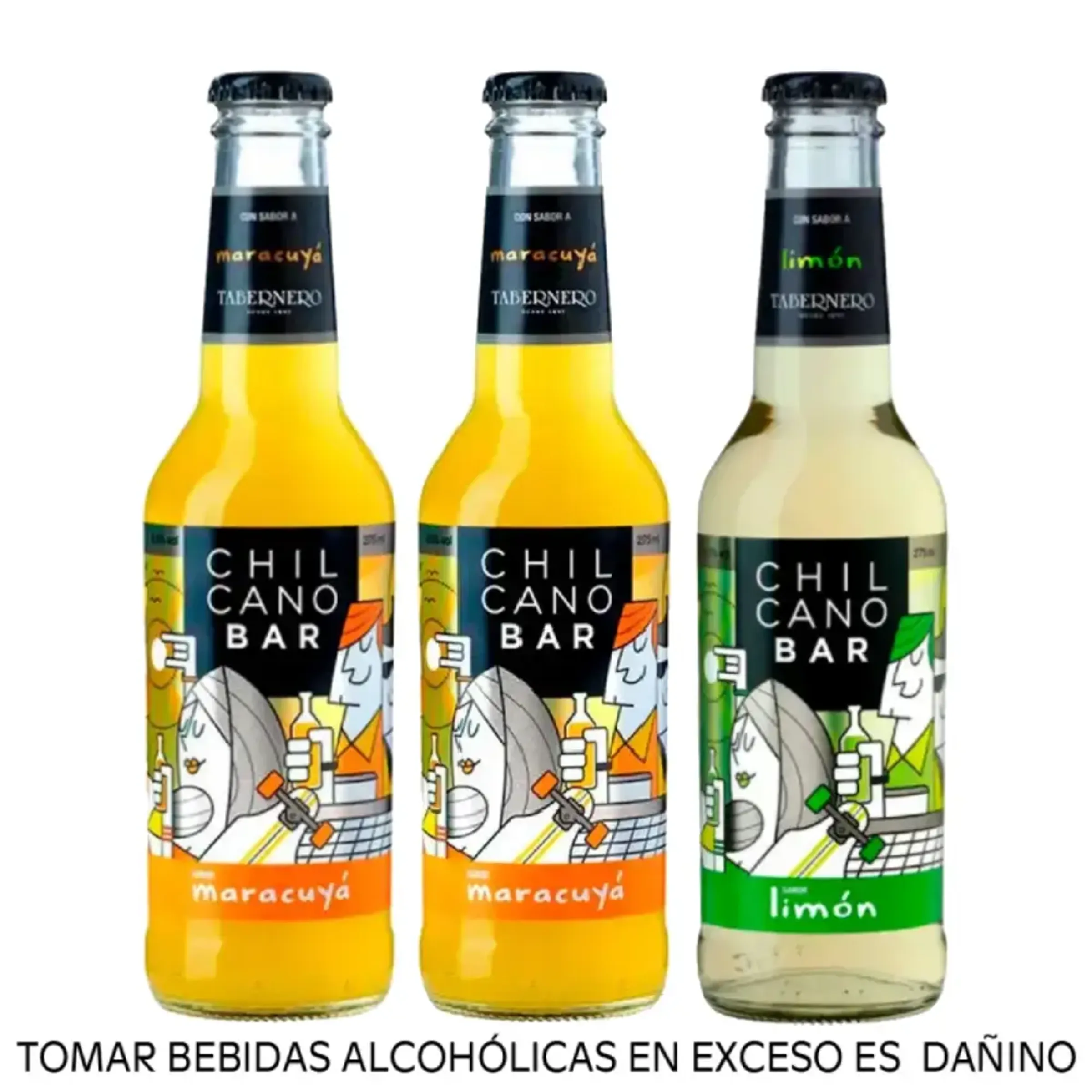 Pack (1 Rtd Chilcano Tabernero Limón x 275 Ml + 2 Rtd Chilcano ...