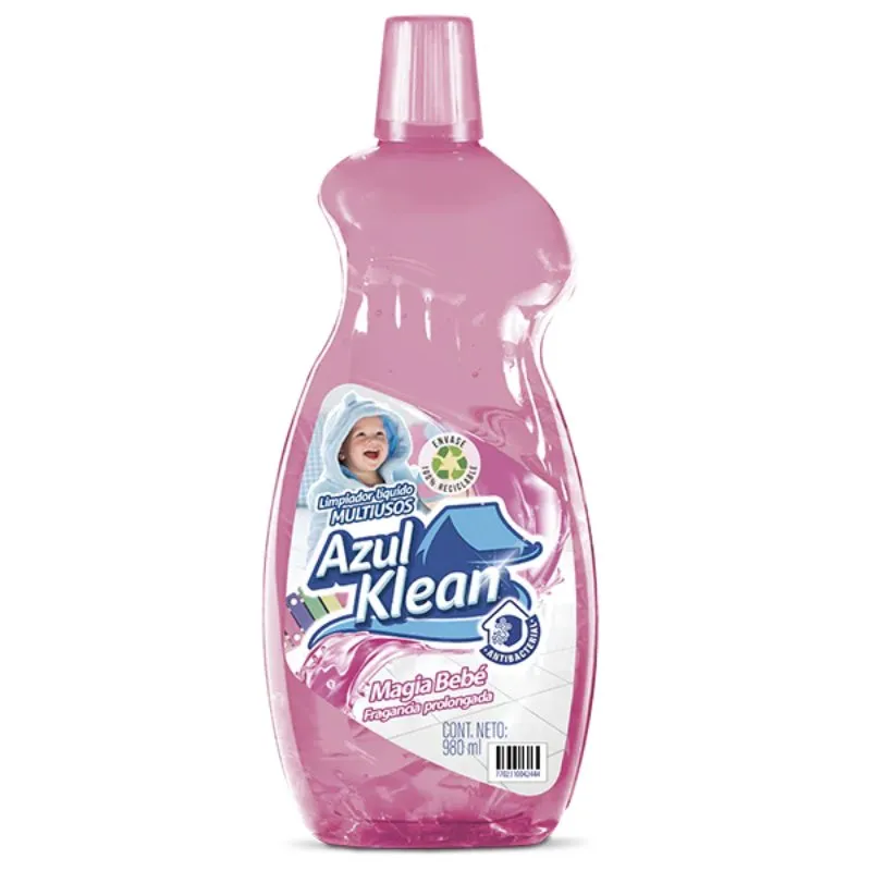 Limpiapisos azul klean magia bebe x 980 ml botella - Supermercados La ...