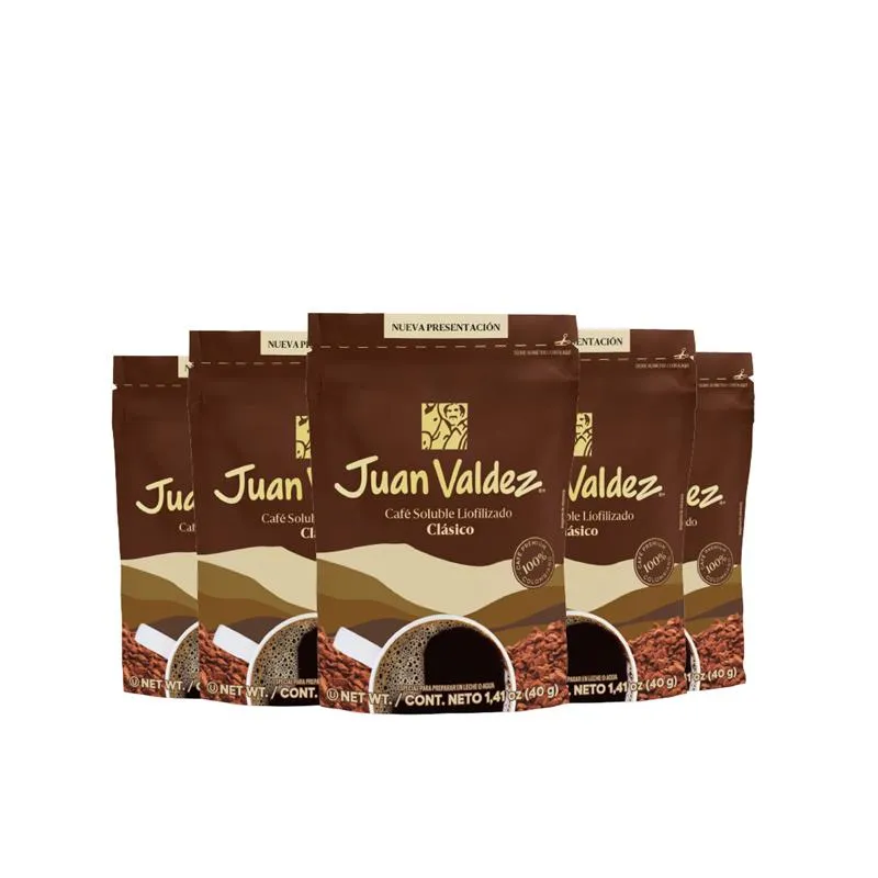 5x3 Doypack Tradicional 40g - Juan Valdez Café - Desde Colombia a Chile ...