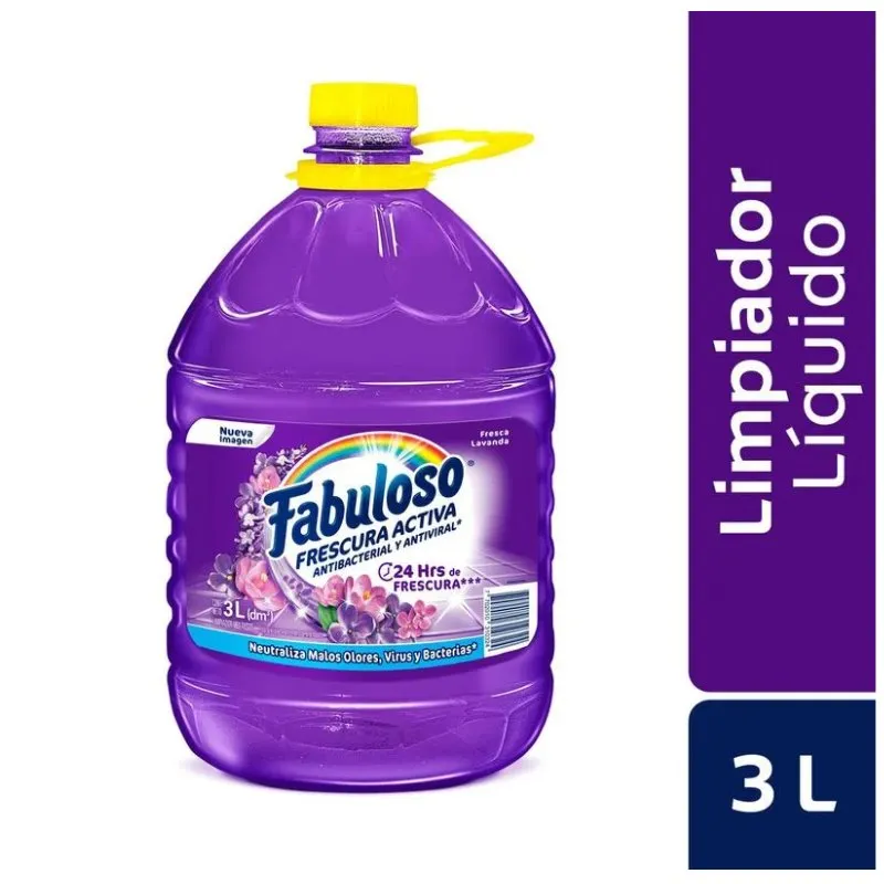 LIMPIADOR FABULOSO FRESCA LAVANDA 3000ML ANTIBACTERIAL - Supermercados ...