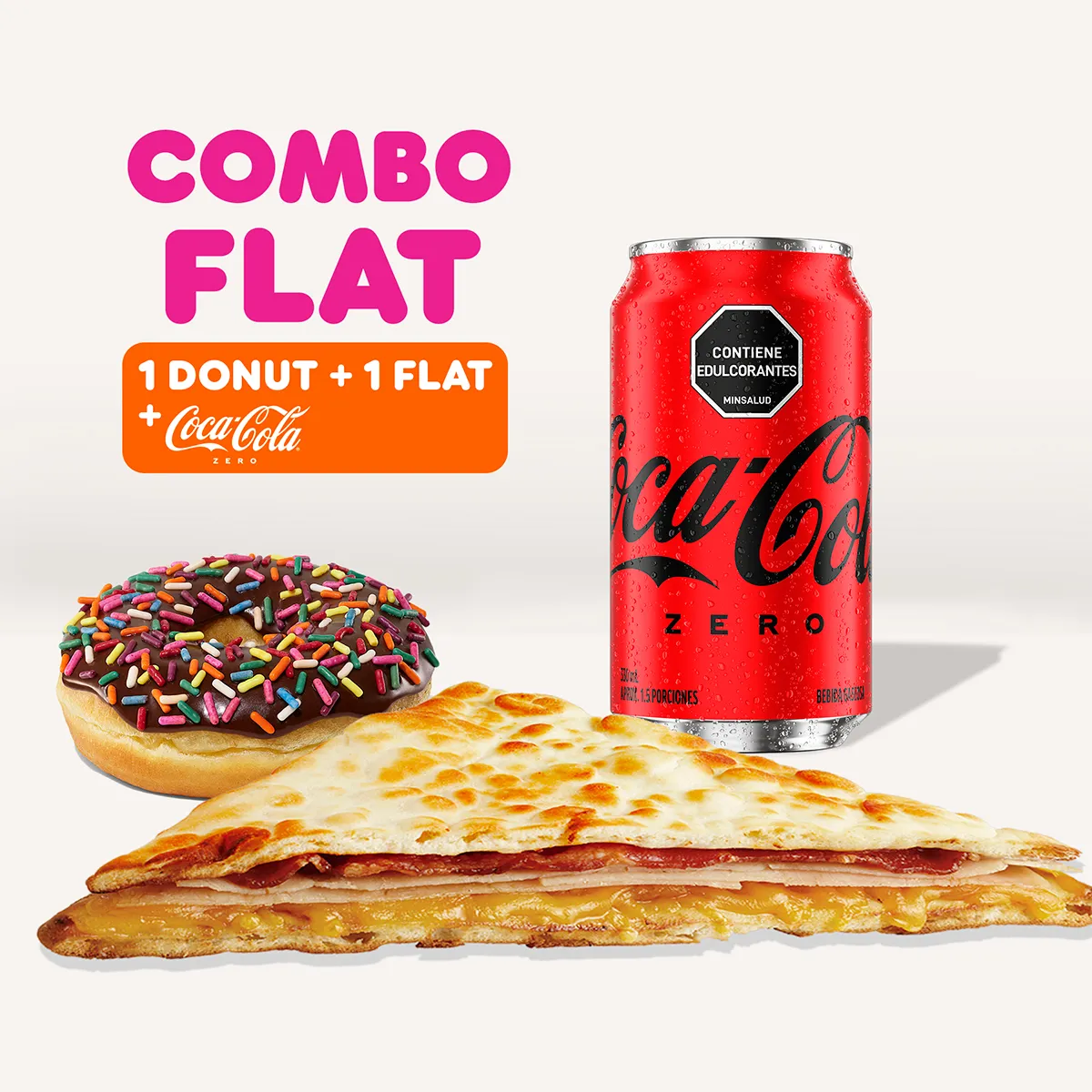 Combo Flat+Coca-Cola. - Dunkin' Colombia | #SoloDimeDunkin
