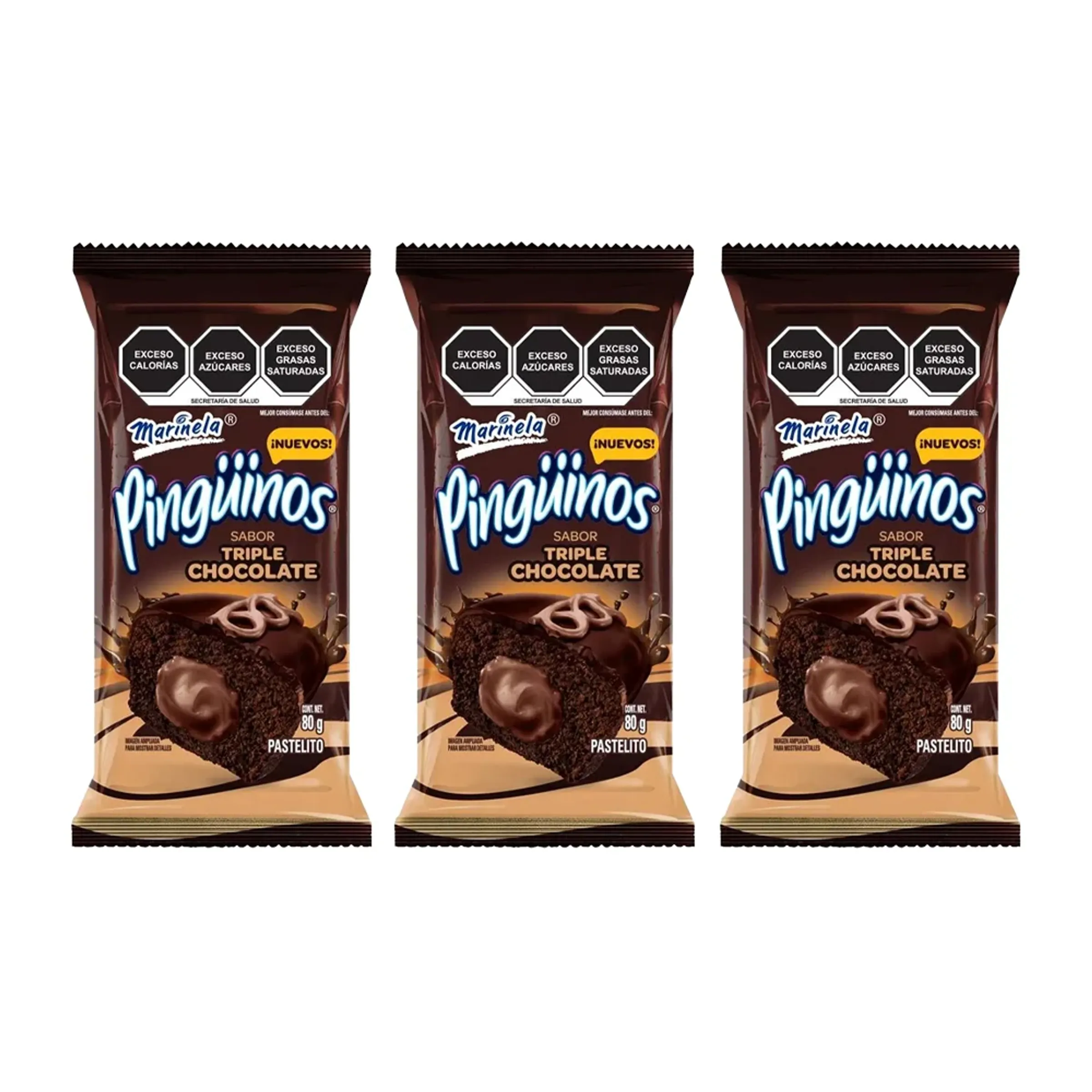 Pack (3 Keke Pinguino Triple Chocolate X 80 Gr) - Tambo | Cada vez más ...
