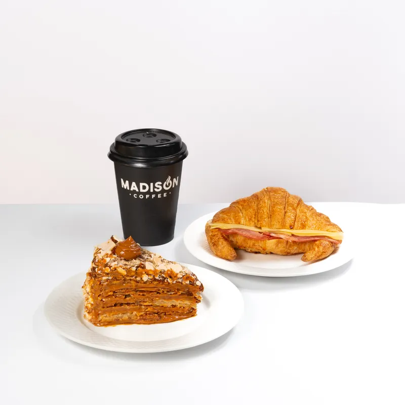 En Madison Coffee - Tortas, Pasteles y por supuesto el mejor Café