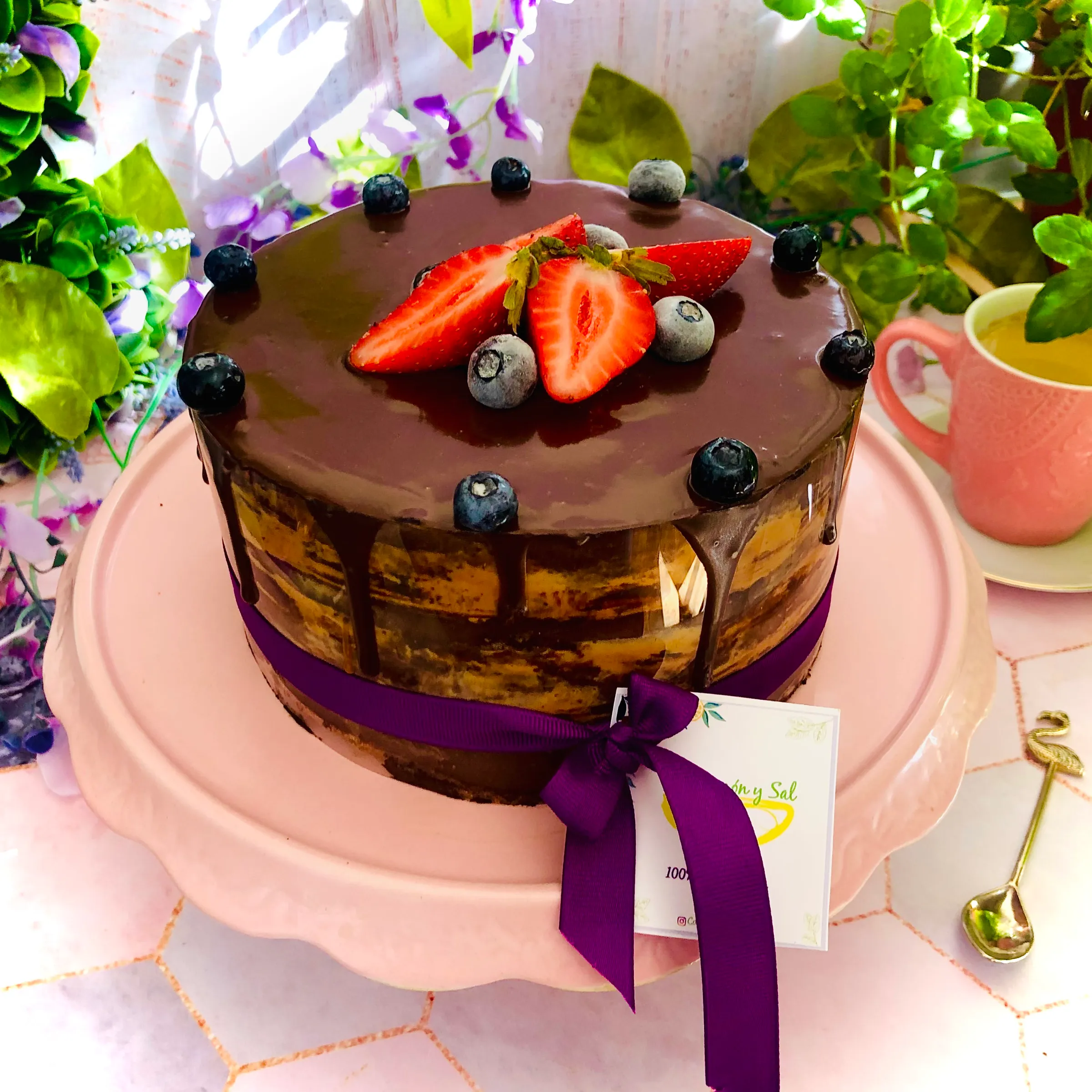 Torta de la Madrina - Rebelde Keto! Pastelería saludable