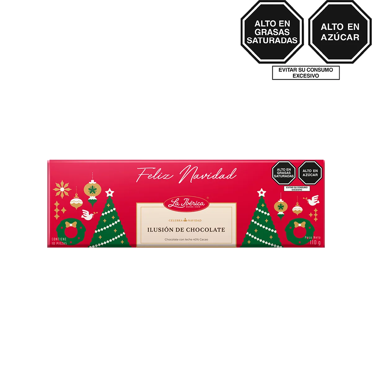 Ilusión de chocolate x 110 g Navidad - La Ibérica - Tienda Online
