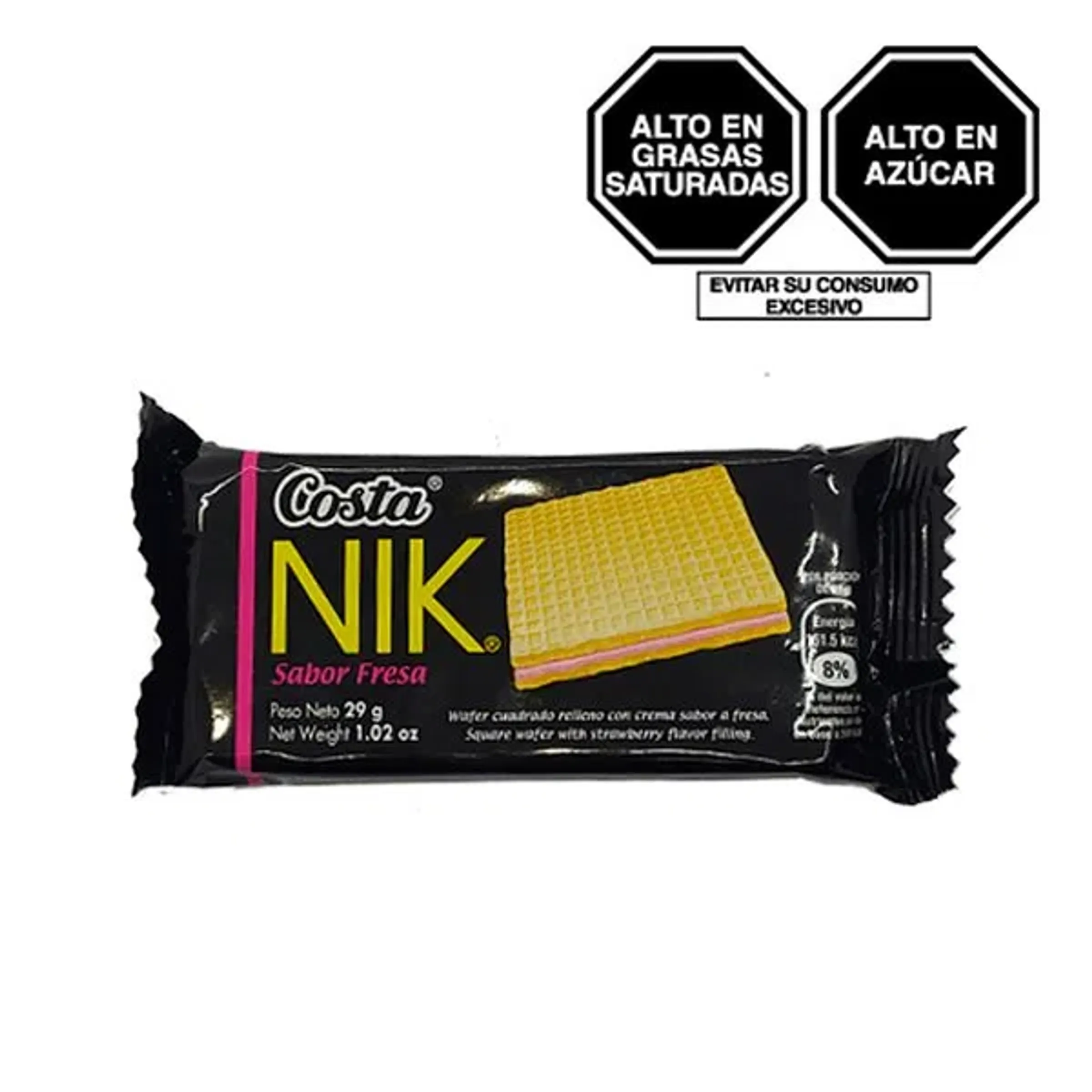 Wafer Nik Fresa 29 g - Tambo | Cada vez más cerca