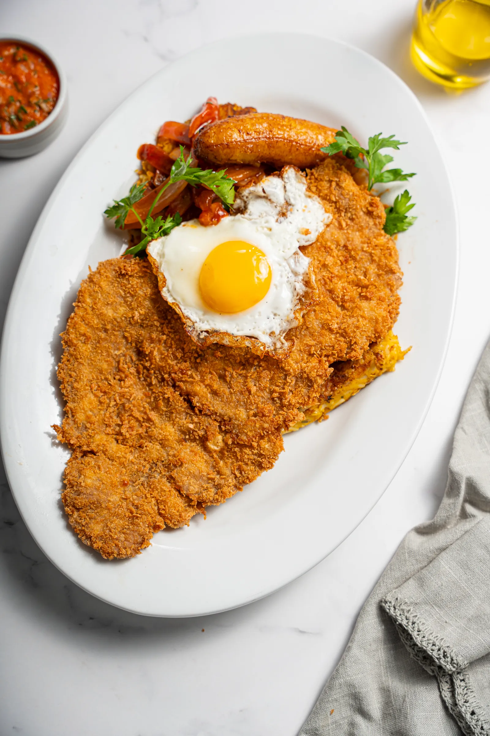 Tacu tacu a lo pobre con lomo - TANTA - Restaurante peruano